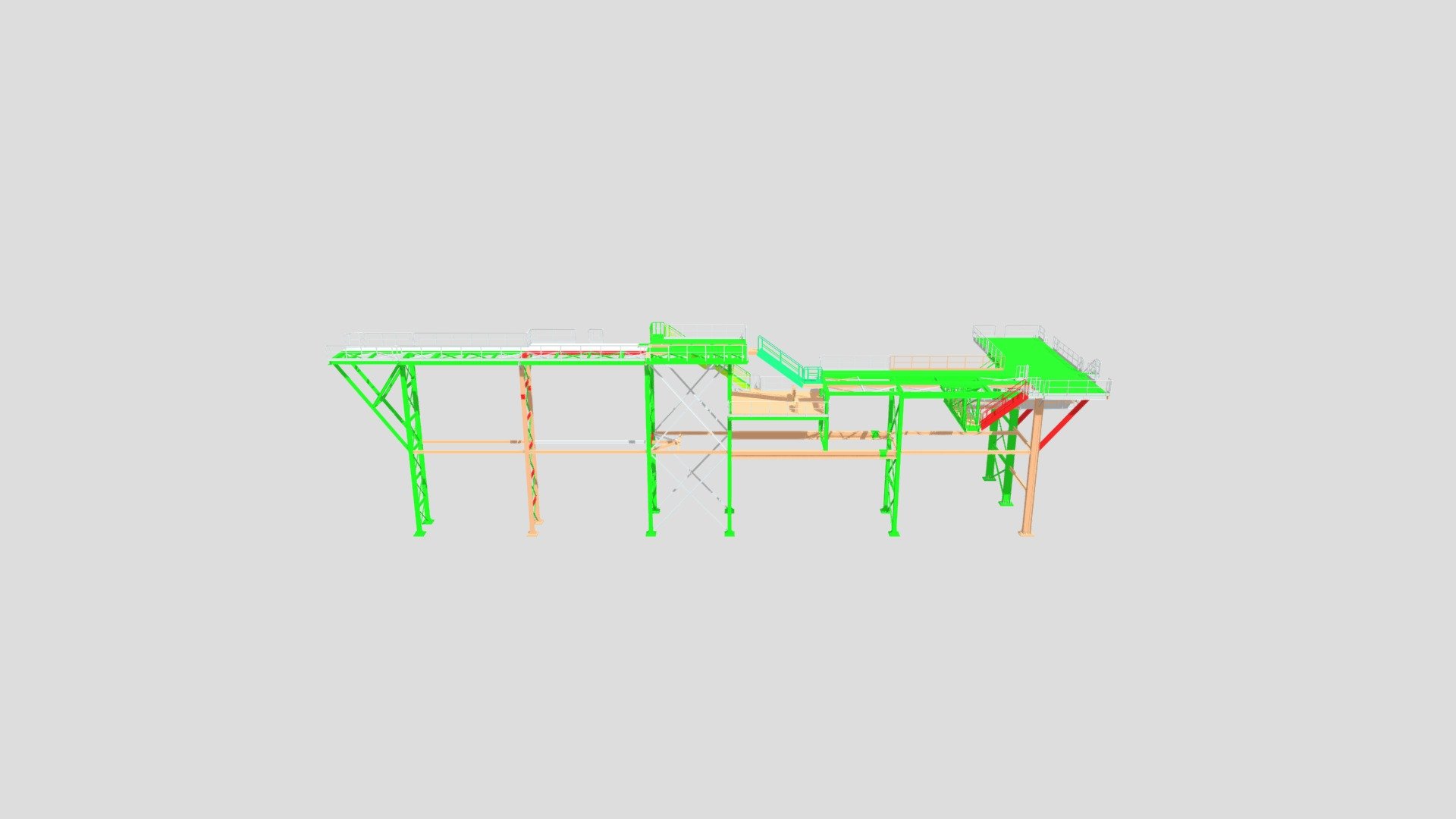 Pipe rack - 3D model by andeo30 [ff3c92b] - Sketchfab