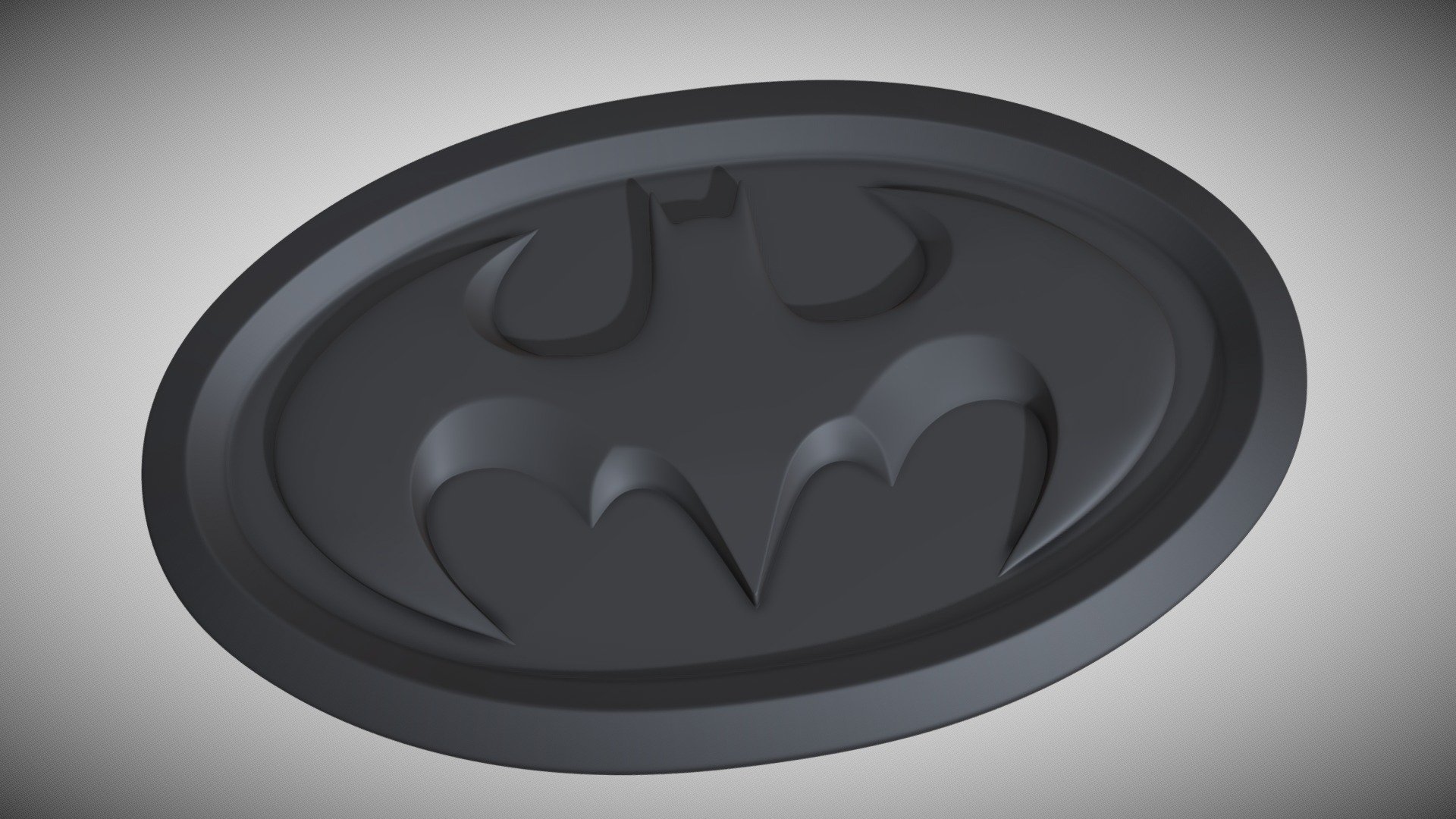 Batsymbol - 3D model by Marina H (@Darrkarra) [ff3cd55] - Sketchfab