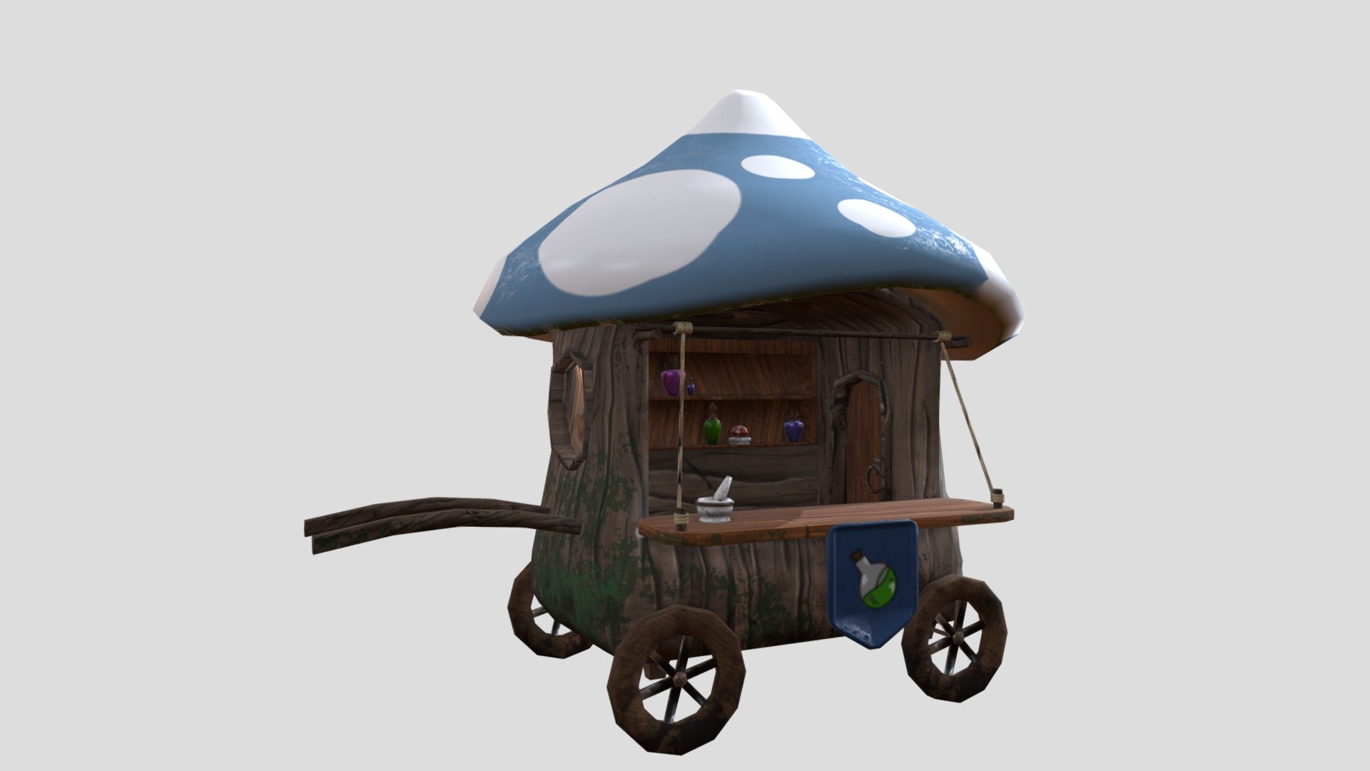Potion Seller Camille Bourque - 3D model by SilverBlaster [ff40d7a ...