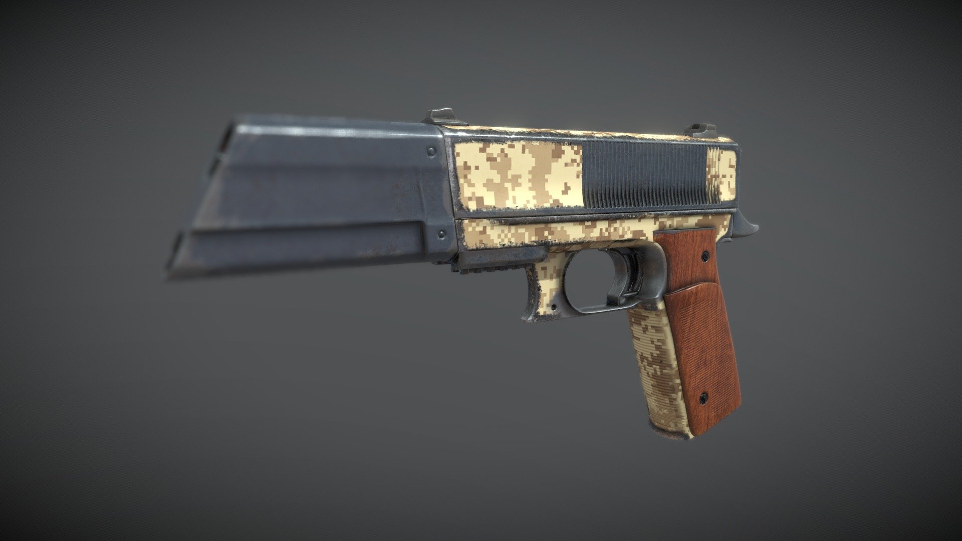 Military Game Gun - Buy Royalty Free 3D model by ermalkoci [ff41076 ...