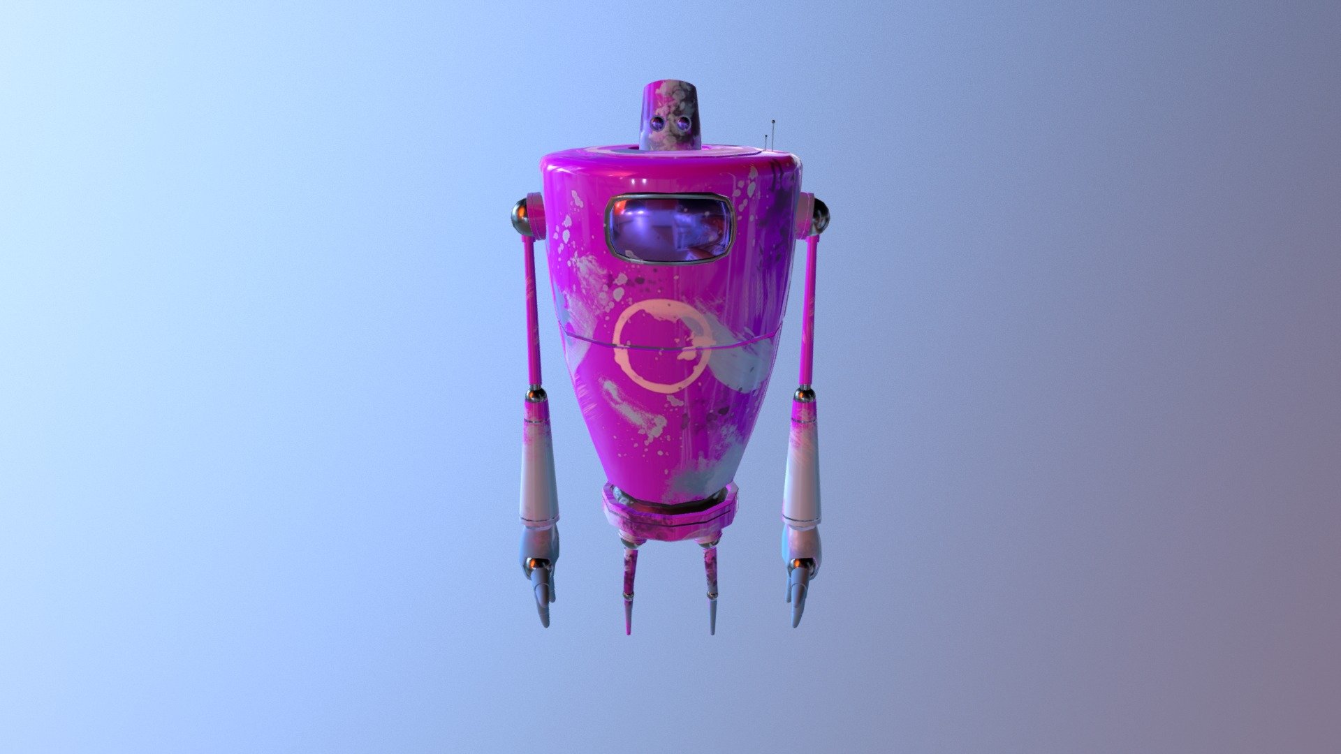 Colored Robot - 3D model by raynart7 [ff4379c] - Sketchfab