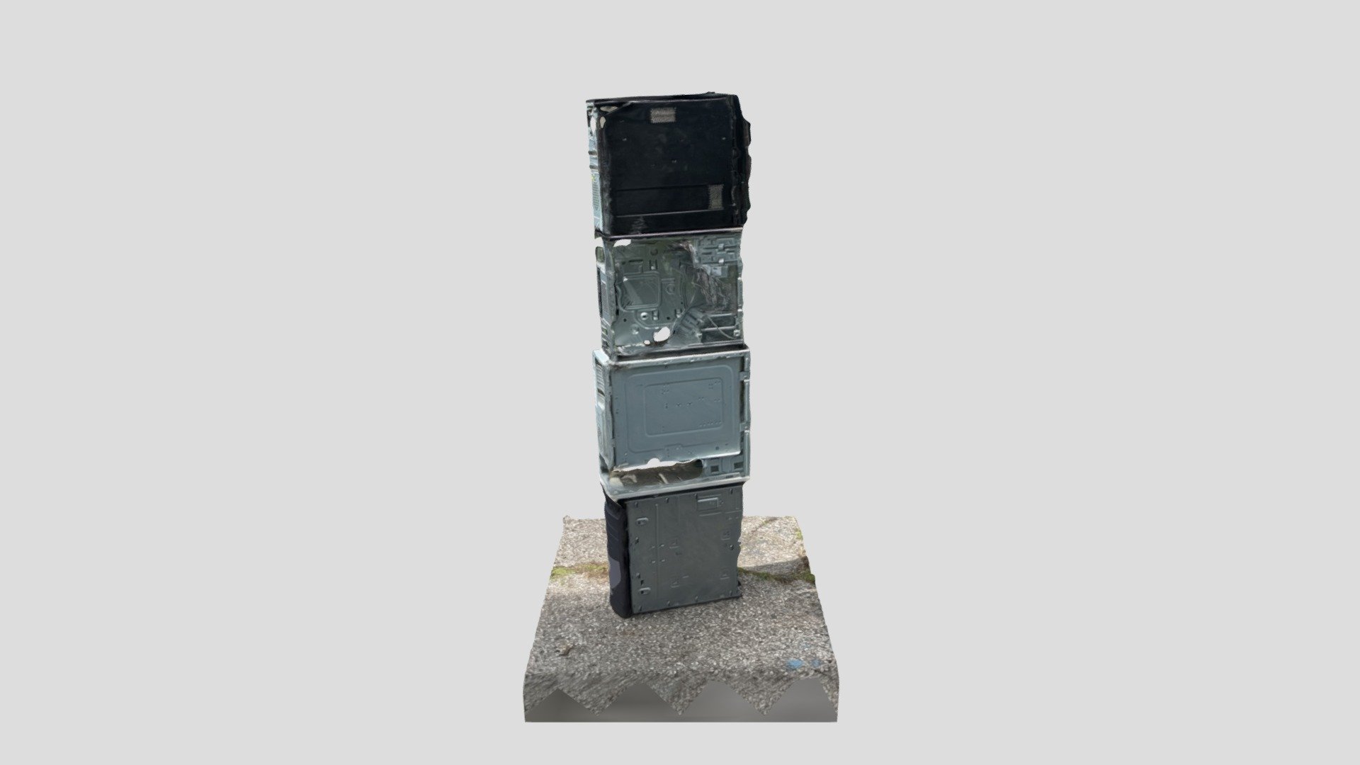 CPU Tower 09 - Download Free 3D model by leihouse [ff44fff] - Sketchfab