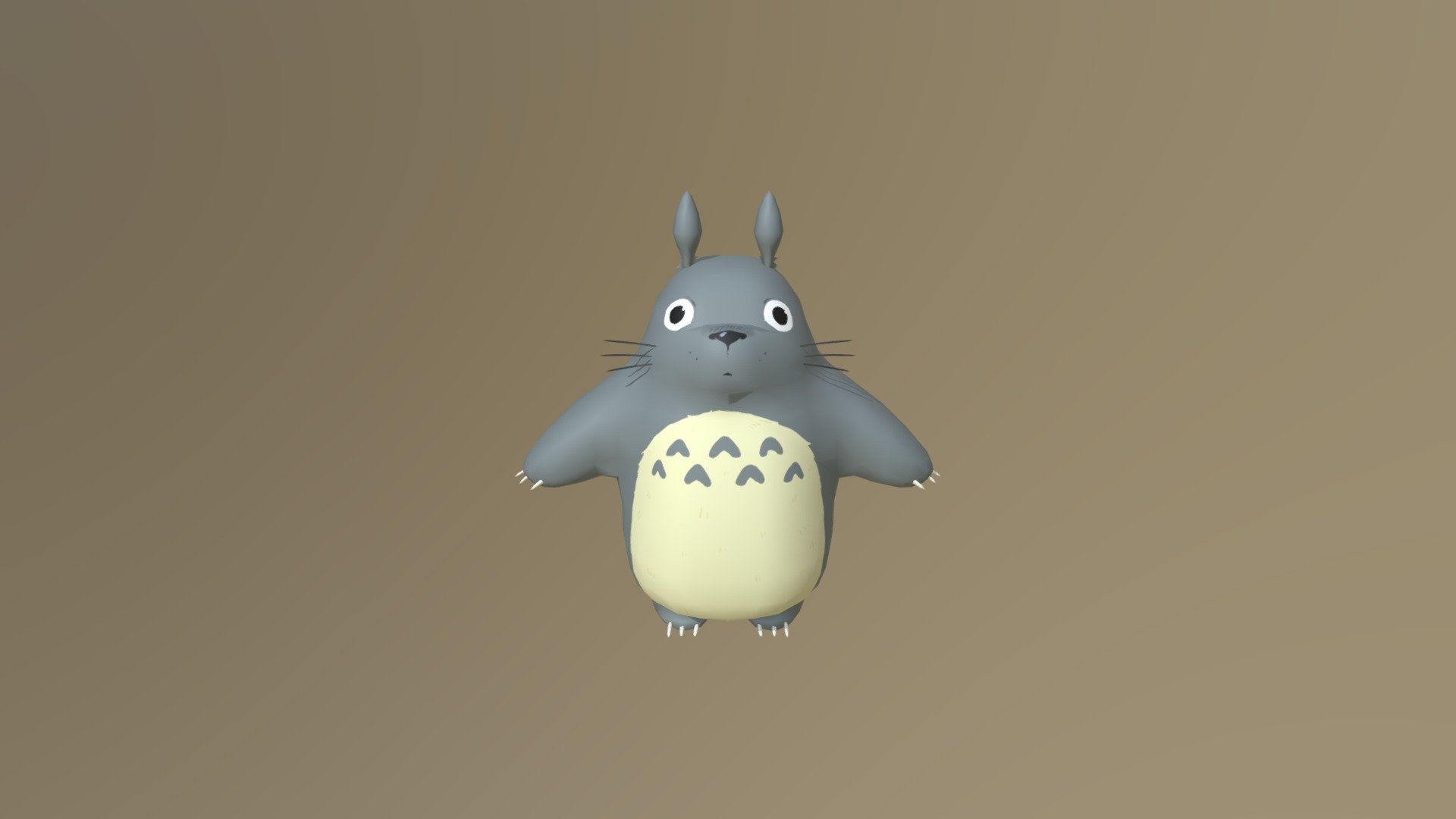 Totoro - 3D model by theoptimisfit [ff46746] - Sketchfab