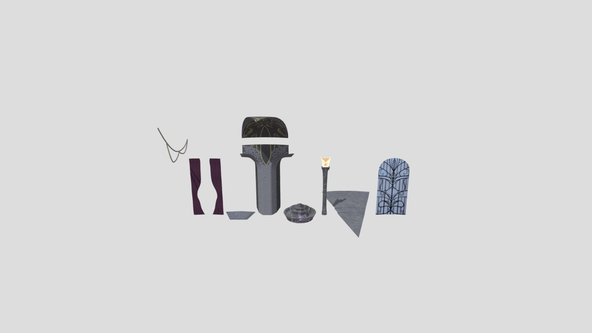 Environment Modular Pieces for Project - 3D model by AshleySterling ...