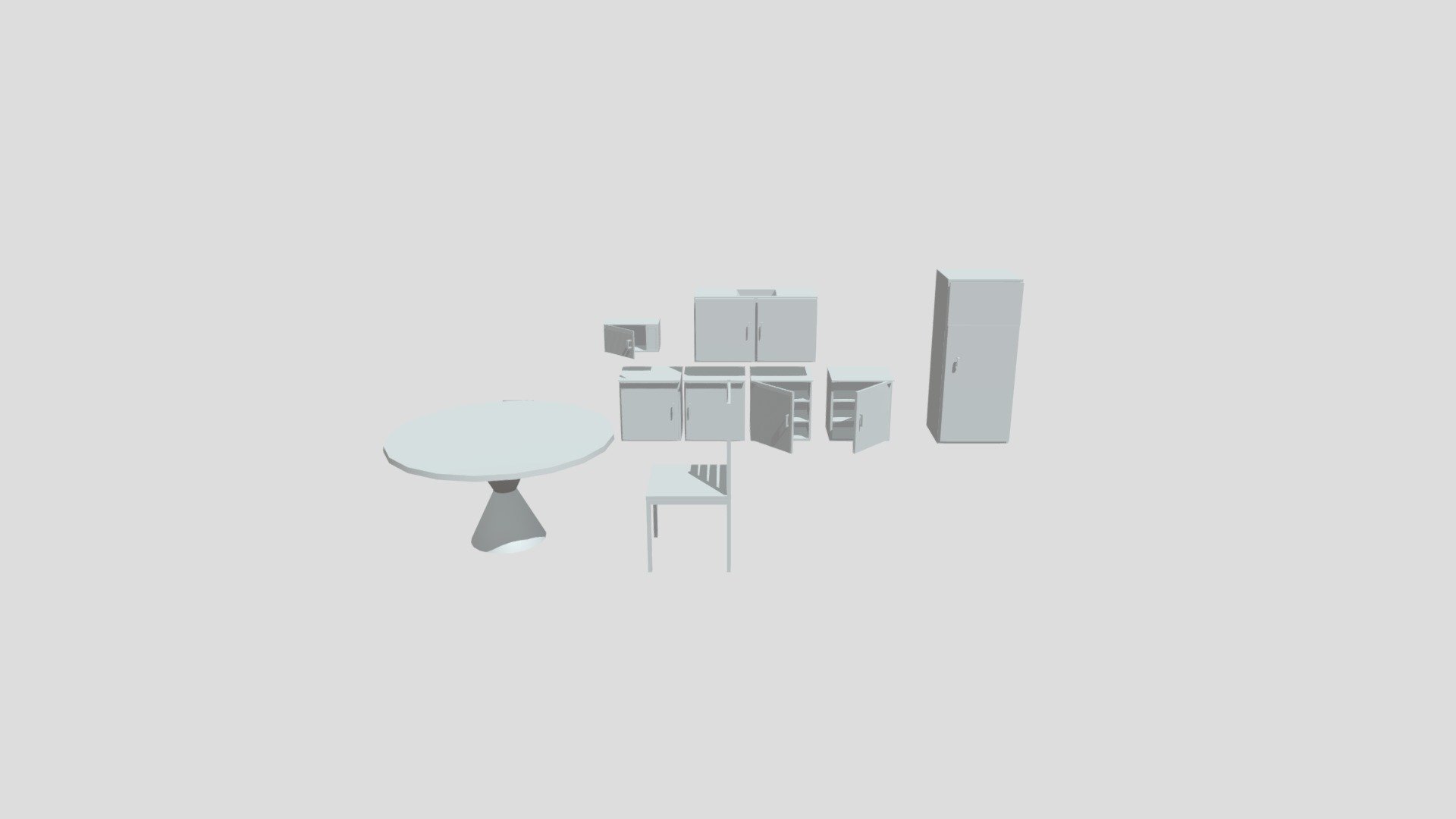 Kitchen_Low_Poly - Download Free 3D model by MrKats [ff4b873] - Sketchfab