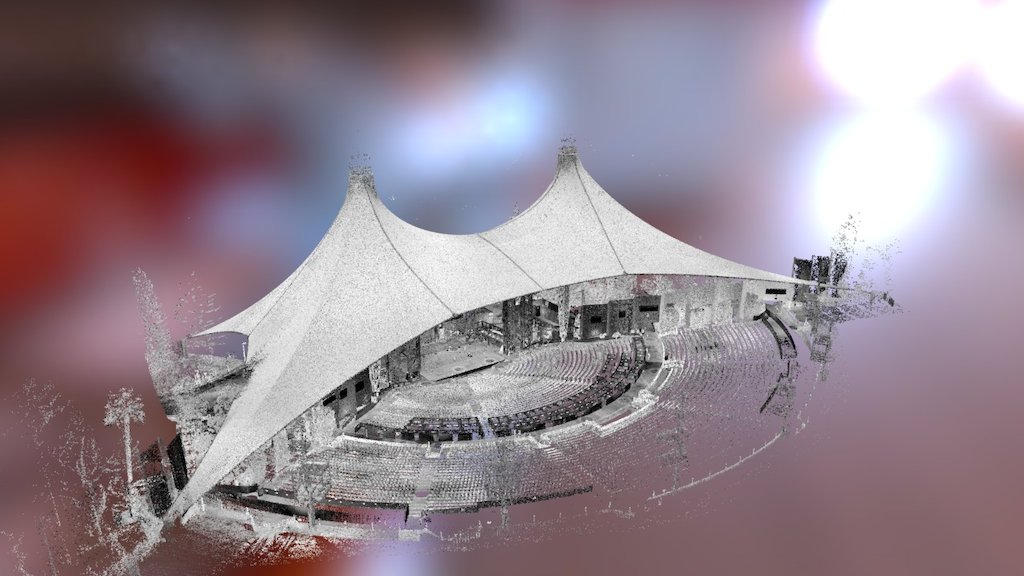 Shoreline Amphitheatre - 3D model by Bury Associates (@buryassociates ...