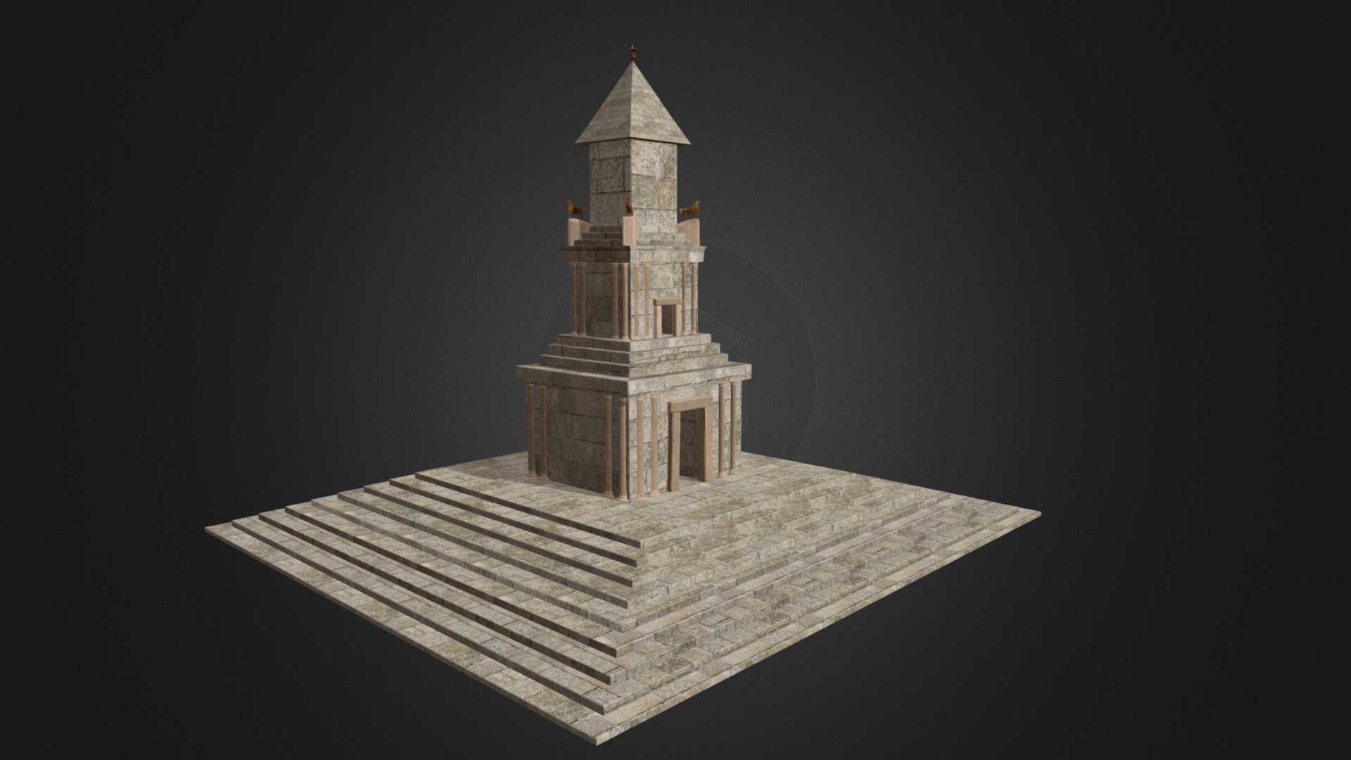 Punic tomb - 3D model by Goldenmadina [ff4dfcd] - Sketchfab