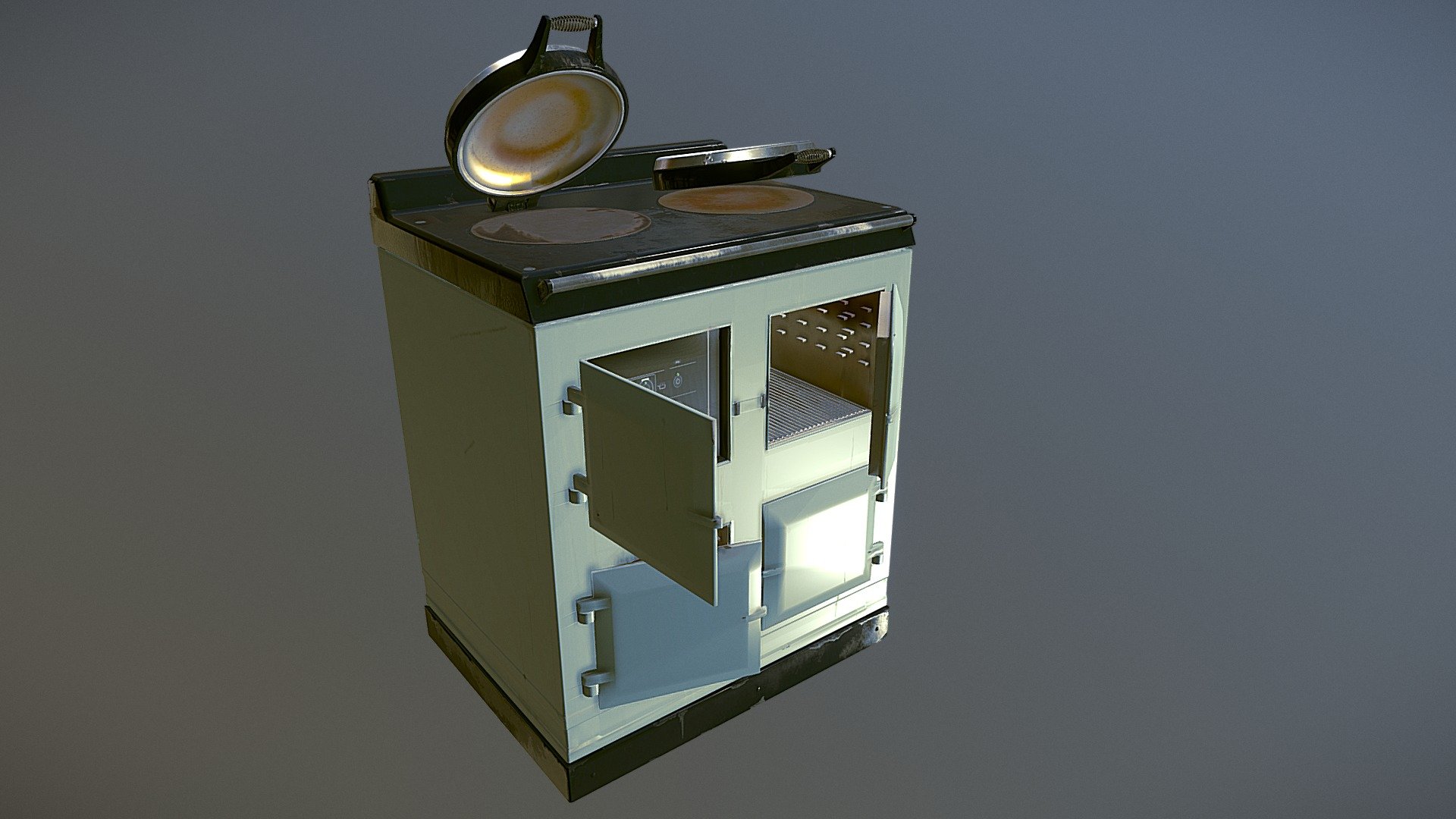 AGA Oven - 3D model by nicoleshay [ff4f152] - Sketchfab