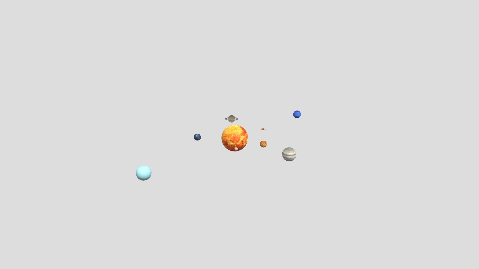Solar System - 3D model by adamjou [ff4f6e4] - Sketchfab
