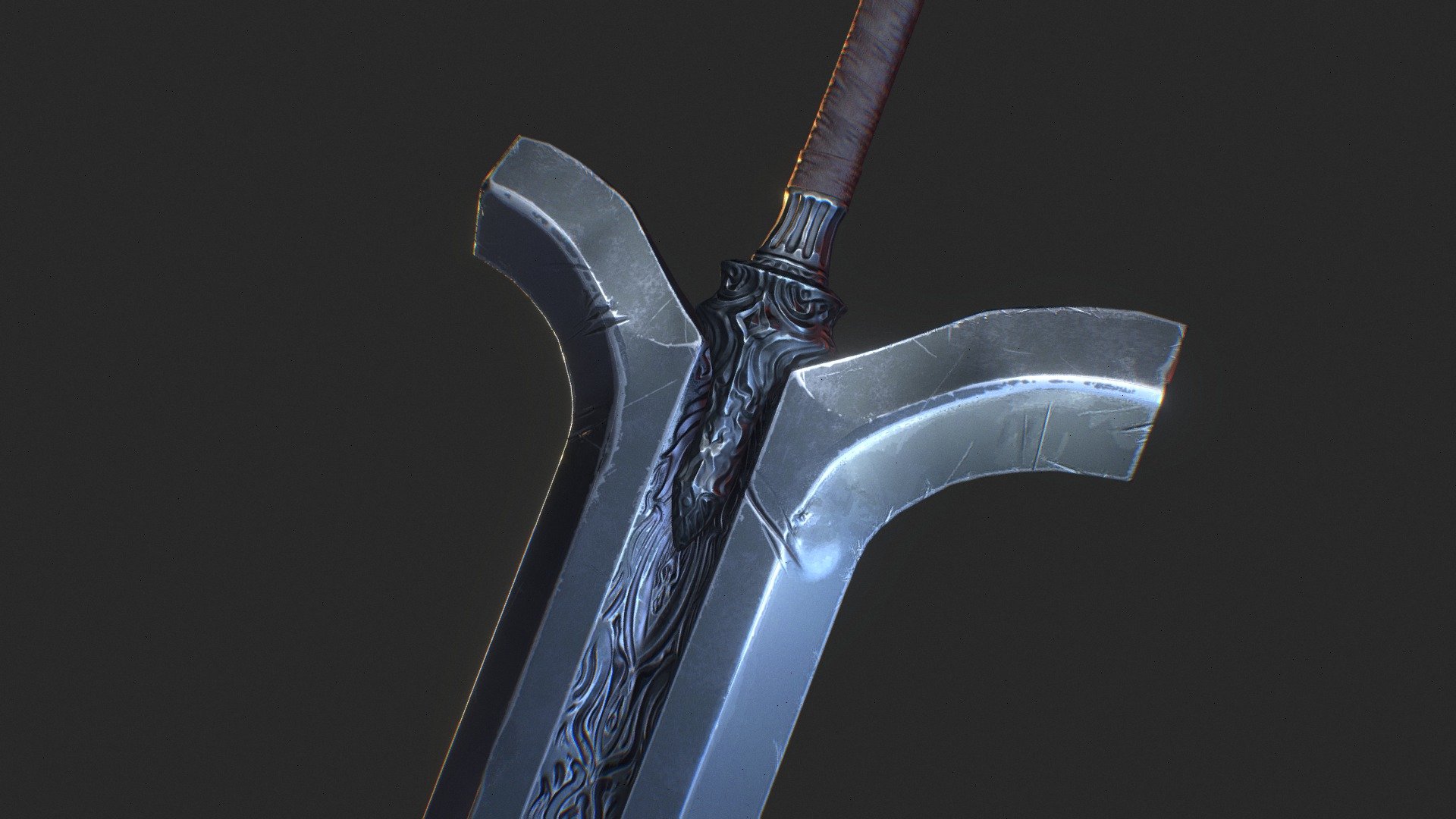 Broad Sword - Download Free 3D model by Livio Arango (@livioag ...