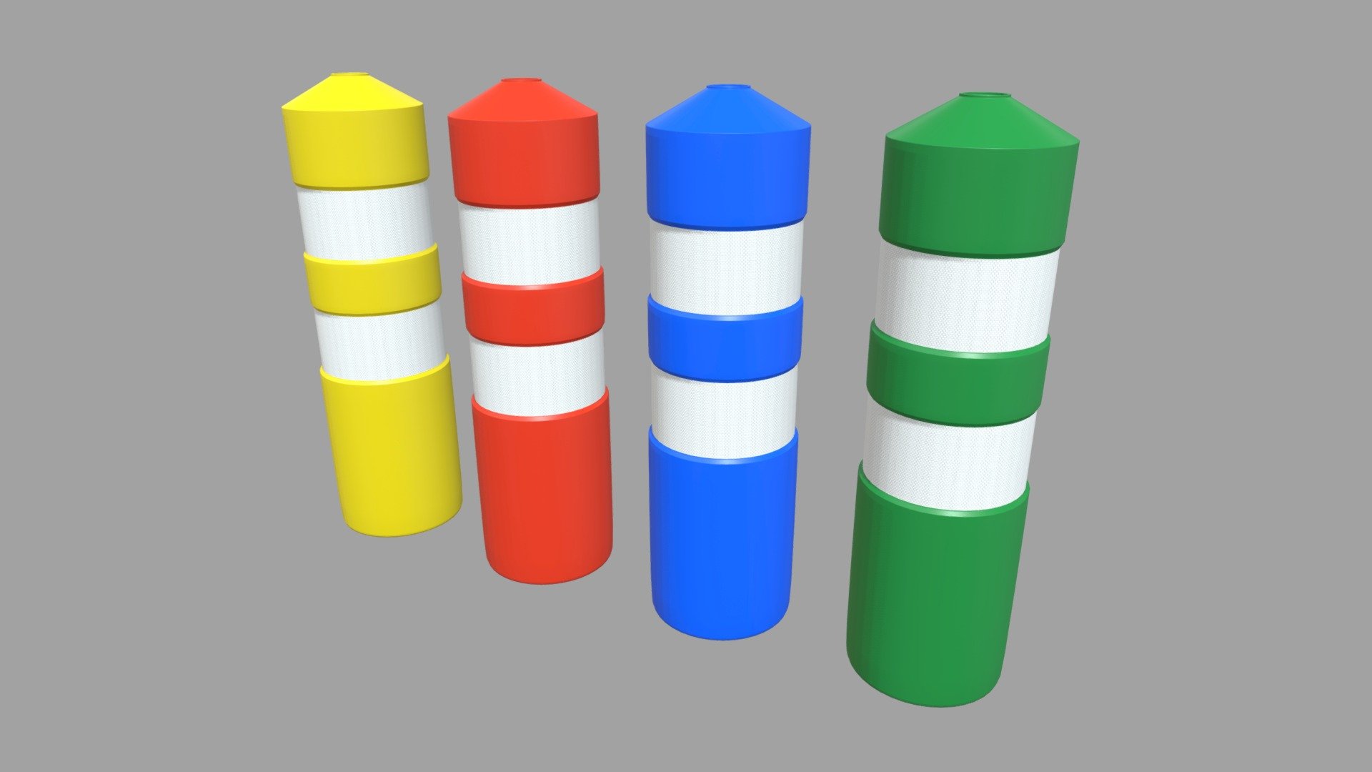 Bollards 01 - Buy Royalty Free 3D model by ViperJr3D [ff507ba ...