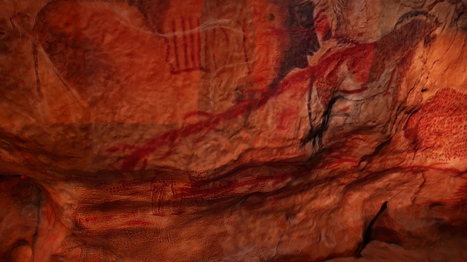 3D cave painting model - 3D model by Nature-témoin (@speleotv) [ff5092e ...