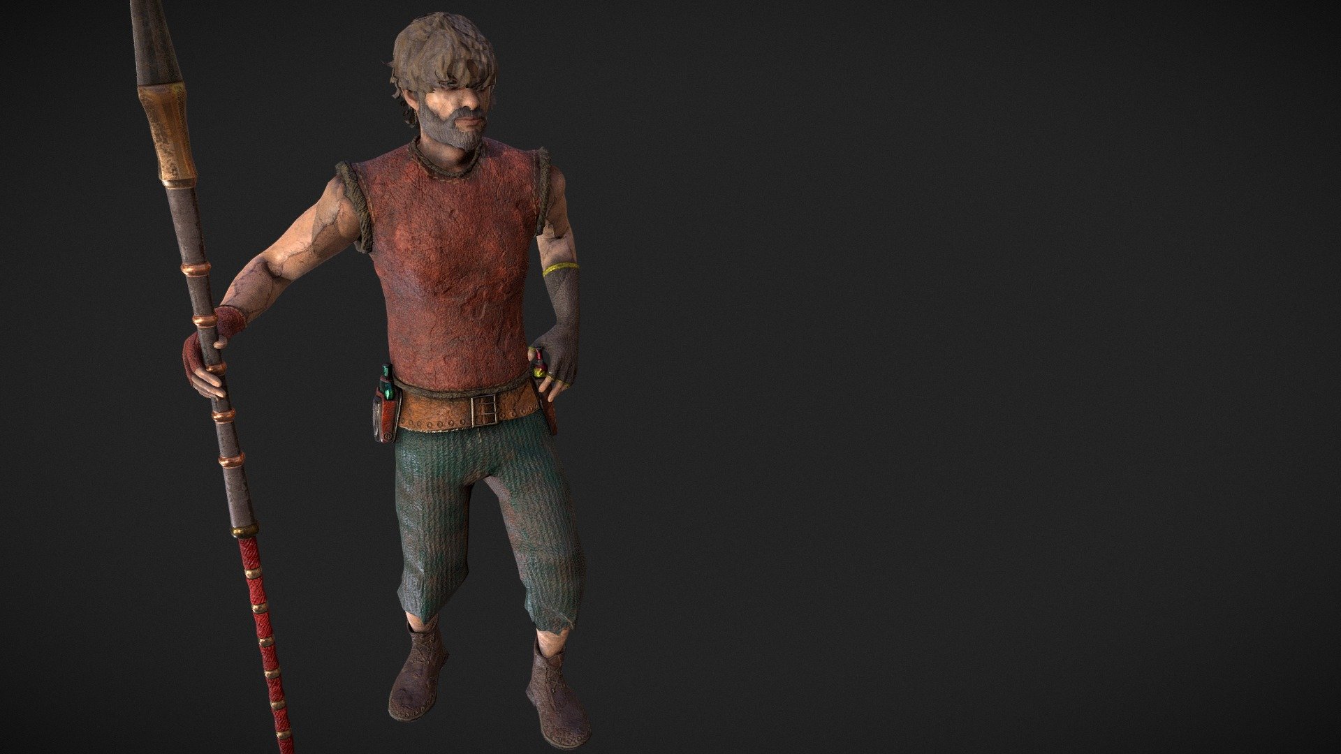 DEADHUNTERS - Delish Agobhar - 3D model by Adam Várkonyi (@T4rk ...