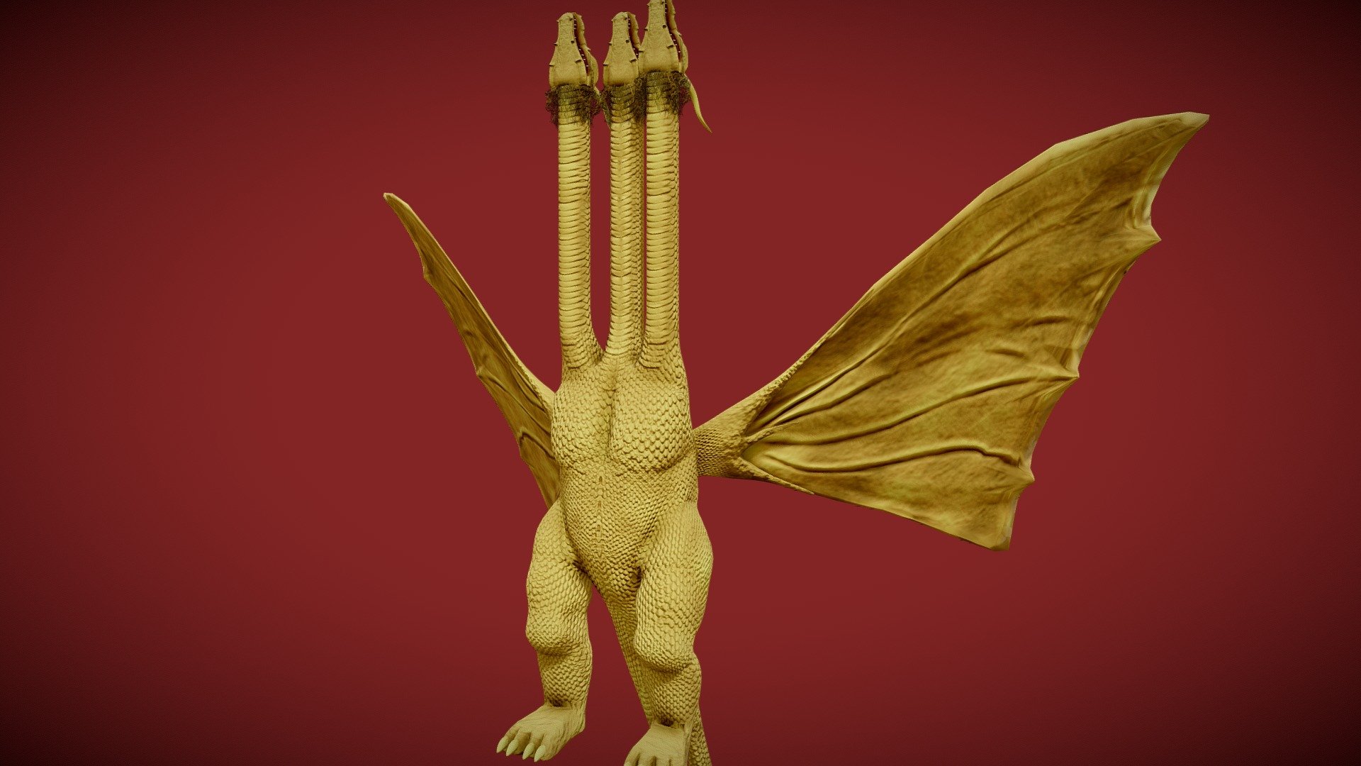 JJJ's 1972 King Ghidorah - Download Free 3D model by MMDCharizard ...