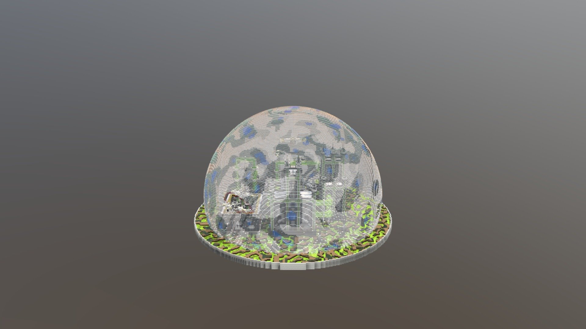 Galactic Minecraft Spawn - 3D model by CreedZaim [ff563df] - Sketchfab