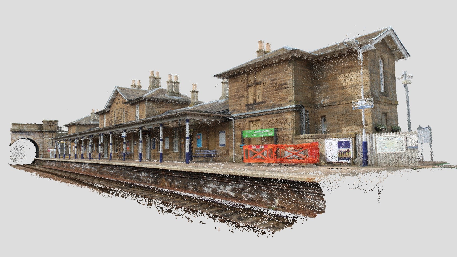 Scotland: Cupar, Railway Station main building - 3D model by Daniel ...