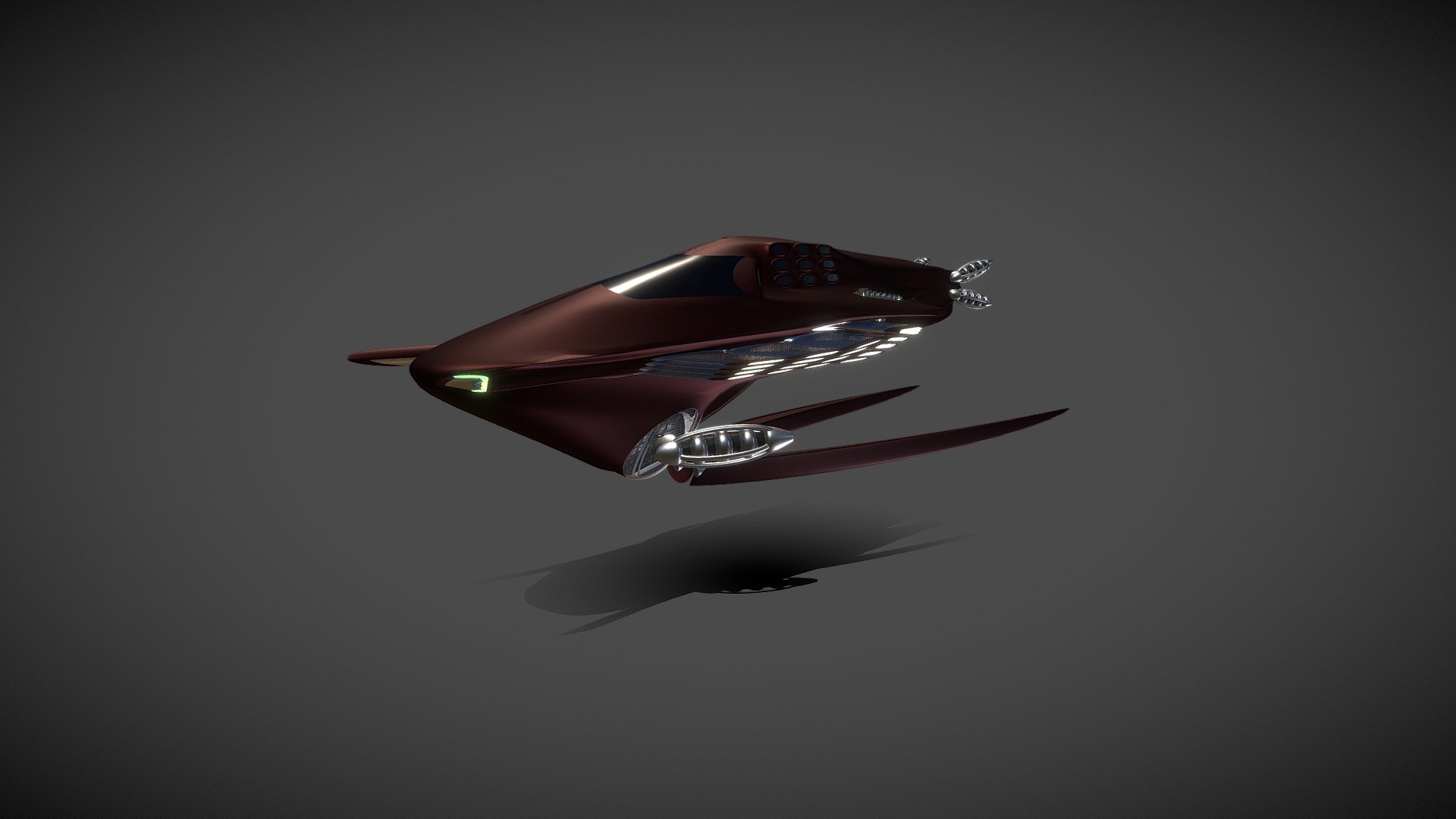 sci fi craft - Download Free 3D model by VertaScan [ff57996] - Sketchfab