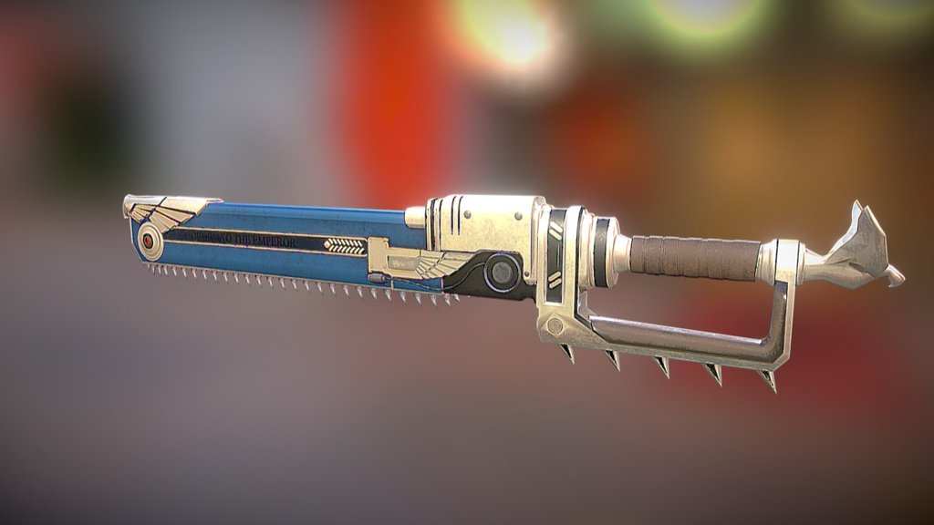 Chain sword = Final = (цепной меч) - Download Free 3D model by obamazz ...