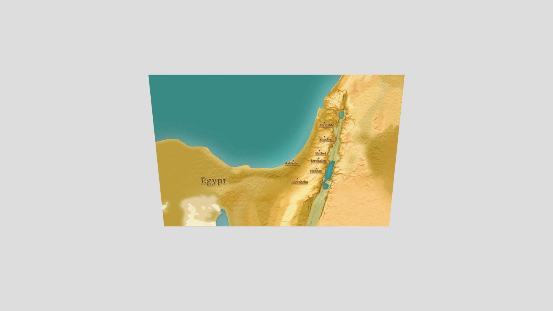 Map Of Cannan - 3D model by Compedia [ff5a9b3] - Sketchfab