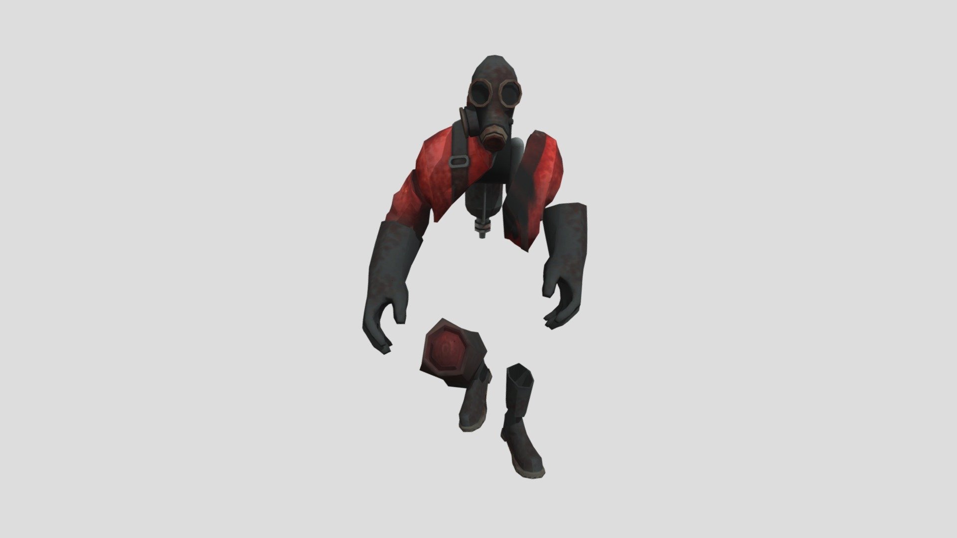 PC Computer - Team Fortress 2 - Pyro - Download Free 3D model by ...