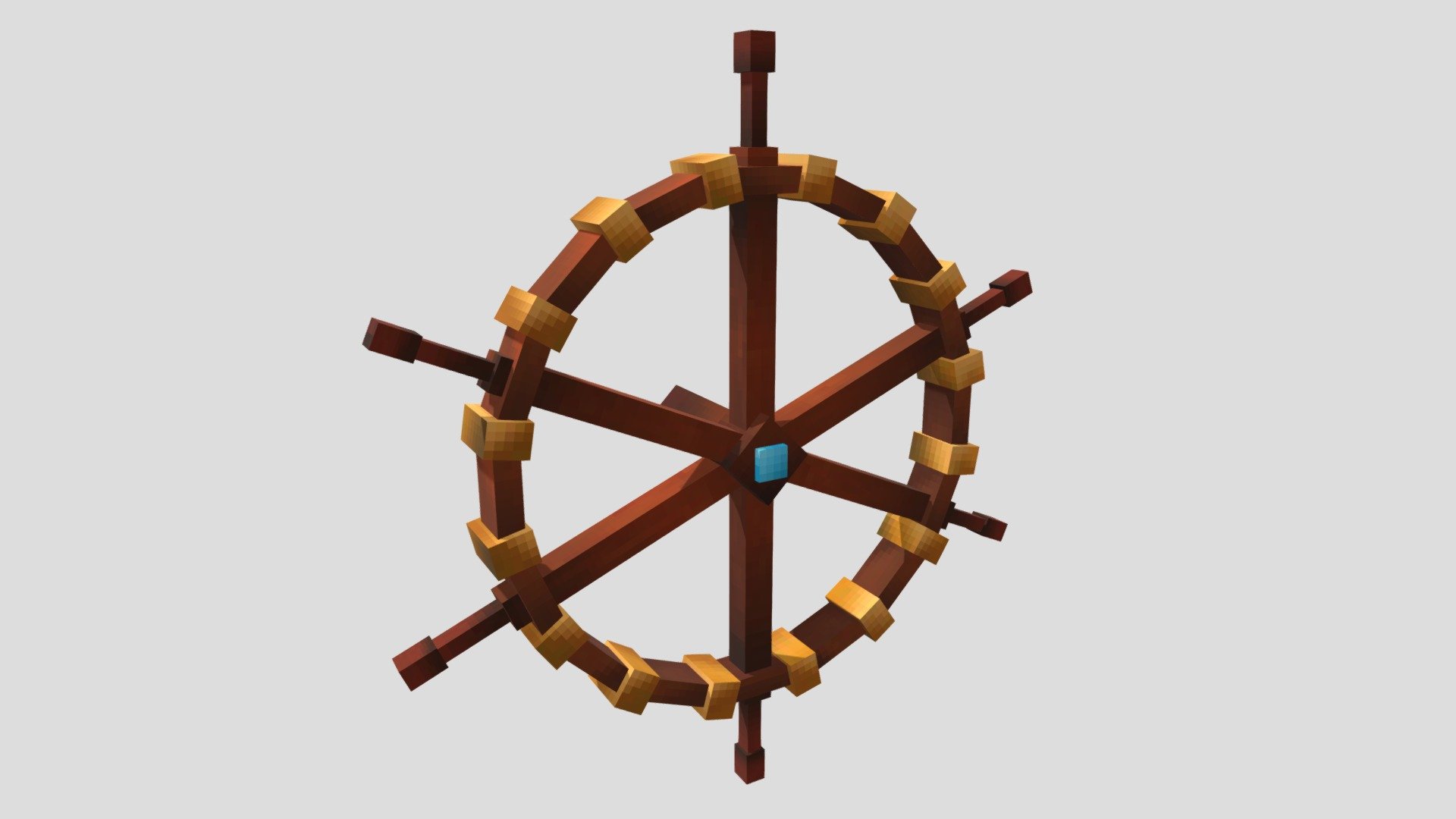 Ship wheel - Download Free 3D model by Hero.Craft [ff5cf35] - Sketchfab
