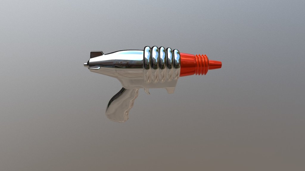 Ray Gun - 3D model by Ramsey Hashem (@ramseyhashem) [ff5d45e] - Sketchfab