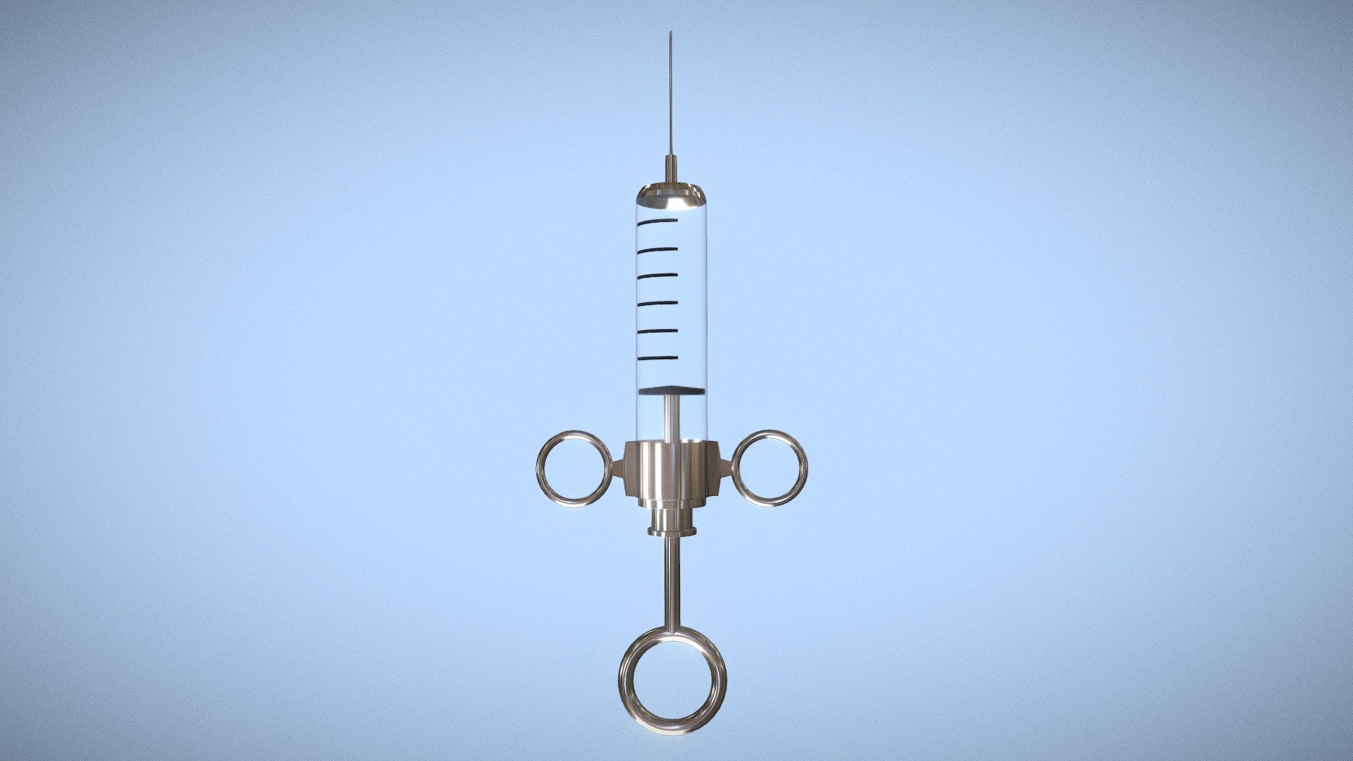 Metal syringe - Buy Royalty Free 3D model by Crea (@crea.cr) [ff5daa9 ...