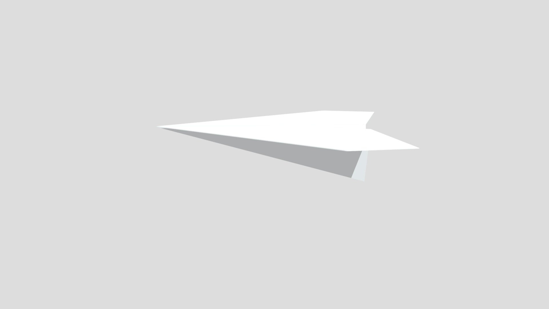 Paper Airplane - Download Free 3D model by yongs3702 [ff5f4f2] - Sketchfab