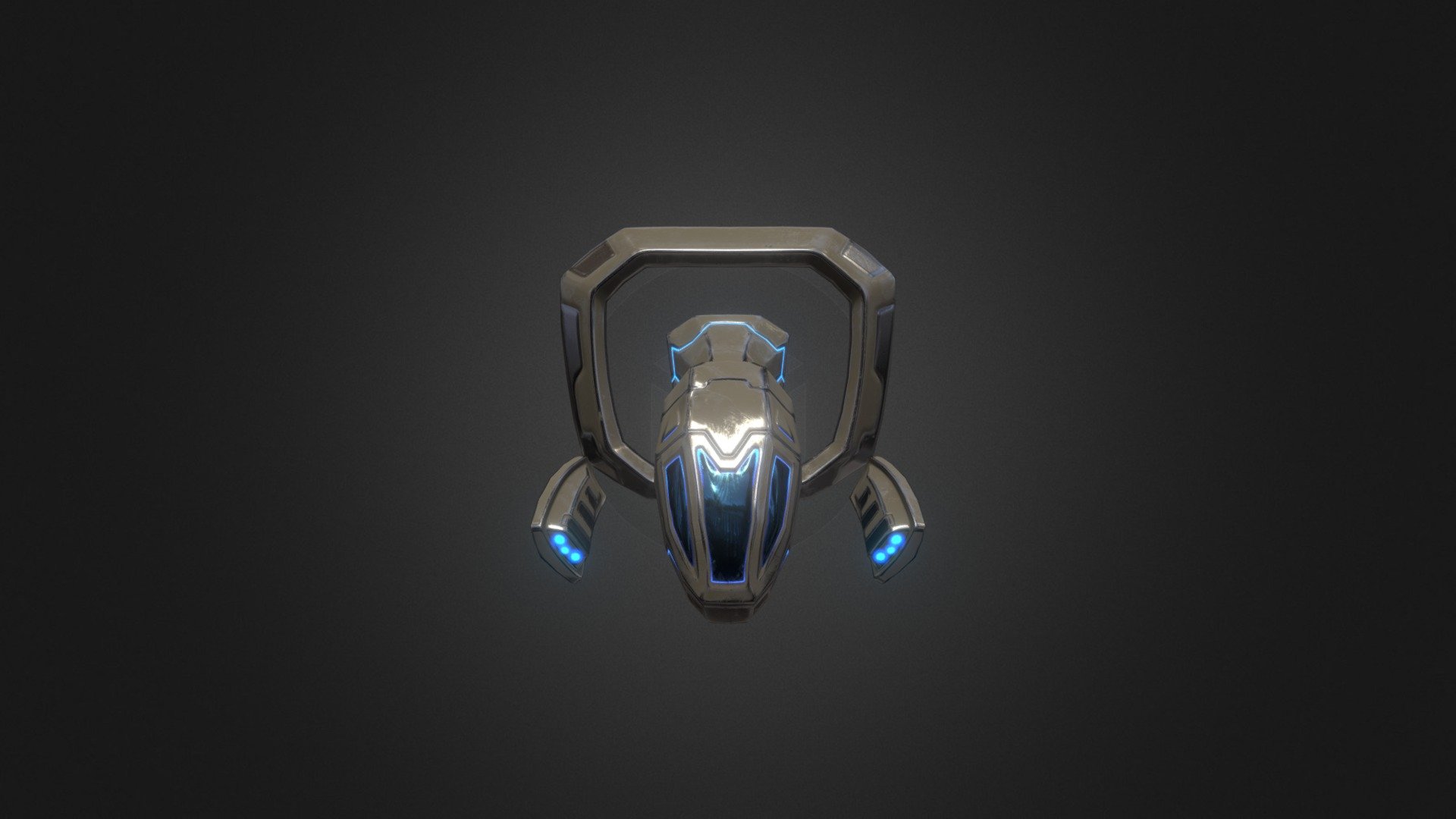 Halo Fighter - 3D model by Gareath [ff603b6] - Sketchfab