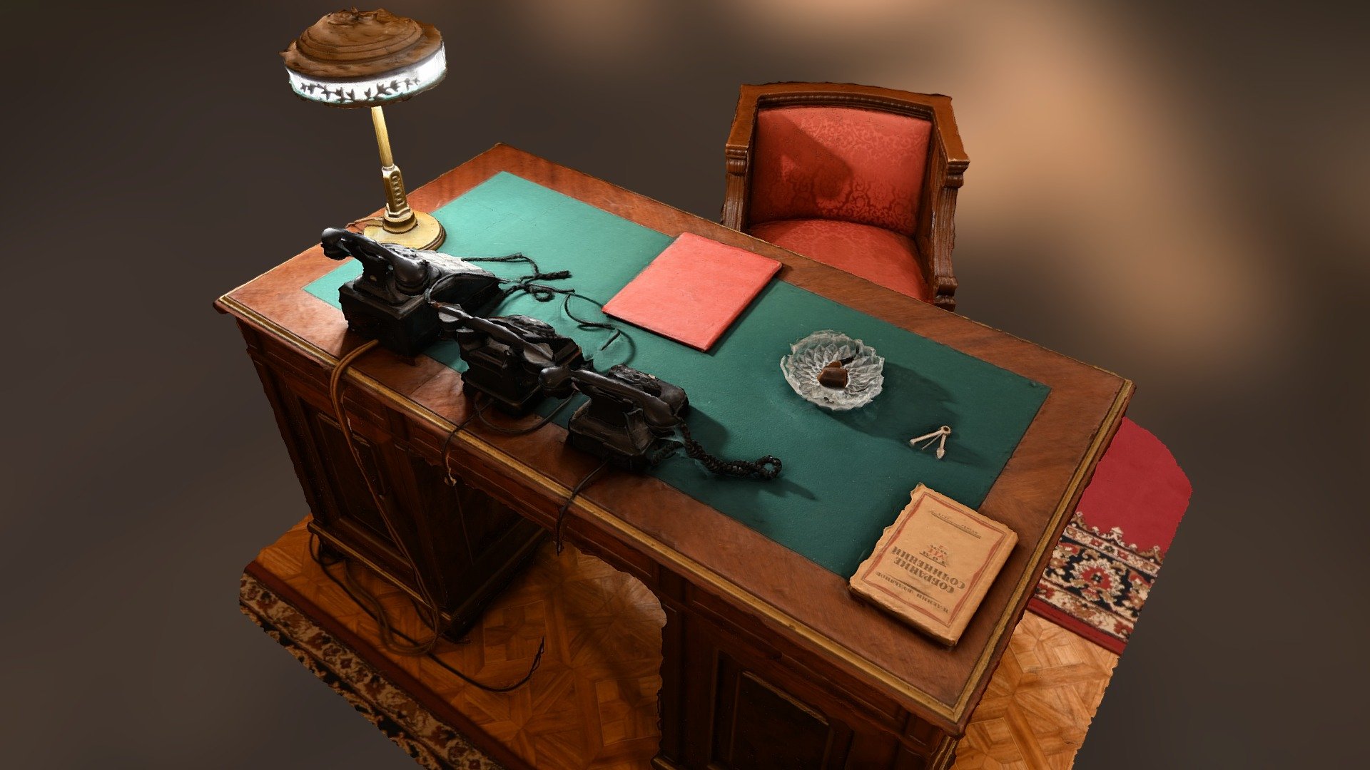 Stalin's Desk - 3D model by Neo_minigan (@neominigan) [ff628fe] - Sketchfab