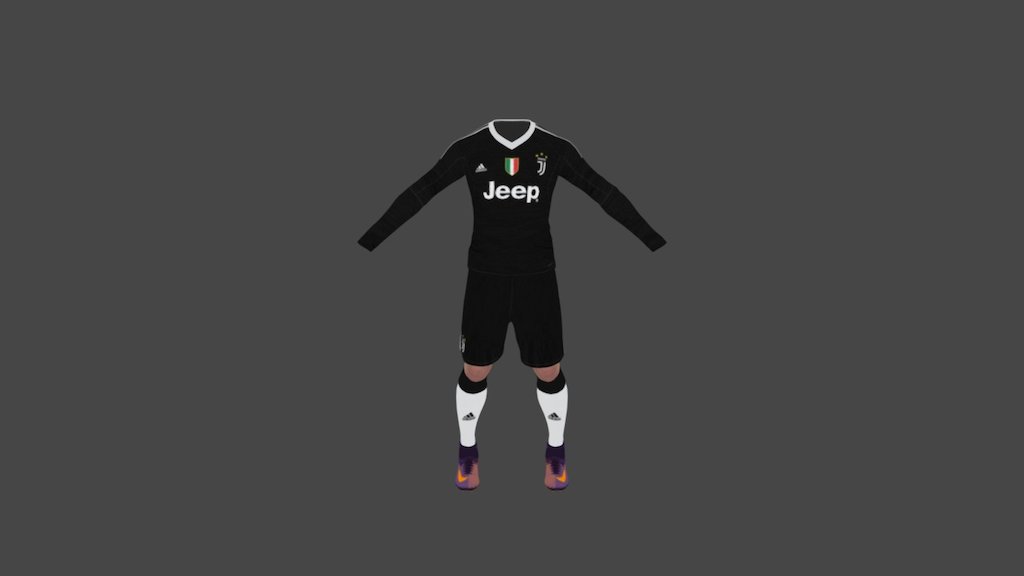 Adidas GK Revigo 2017/18 X Juventus - Long - 3D model by kitmaker ...