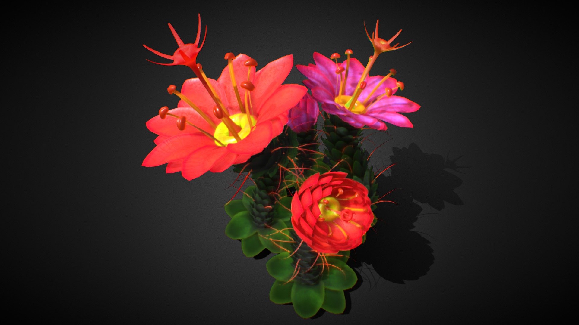 Alien Flower - 3D model by FunkyMunkey (@rosscobarefoot) [ff66036 ...