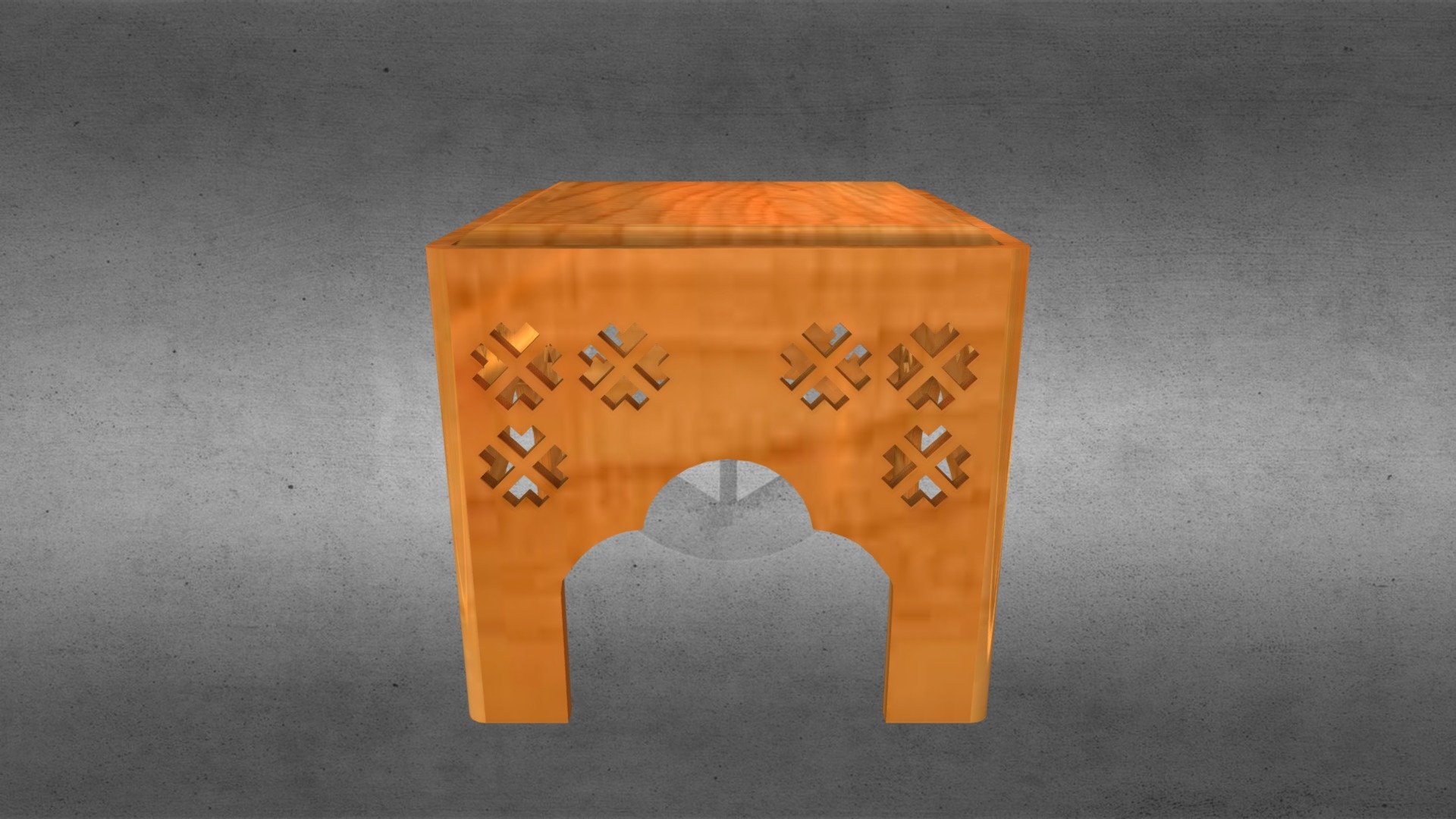 Bergerang Series 1- Stool - 3D model by Icreate, Unimas (@alfrienus94 ...