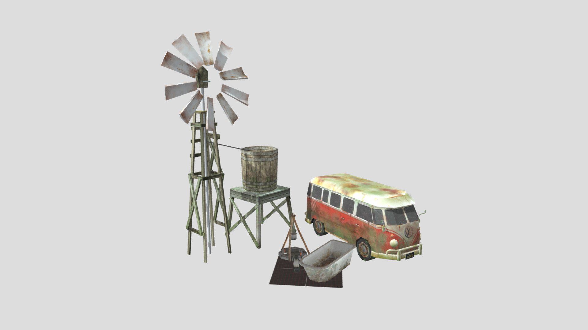 DAE 5 Finished Props - Forest Loner - 3D model by MiellynJeugmans ...