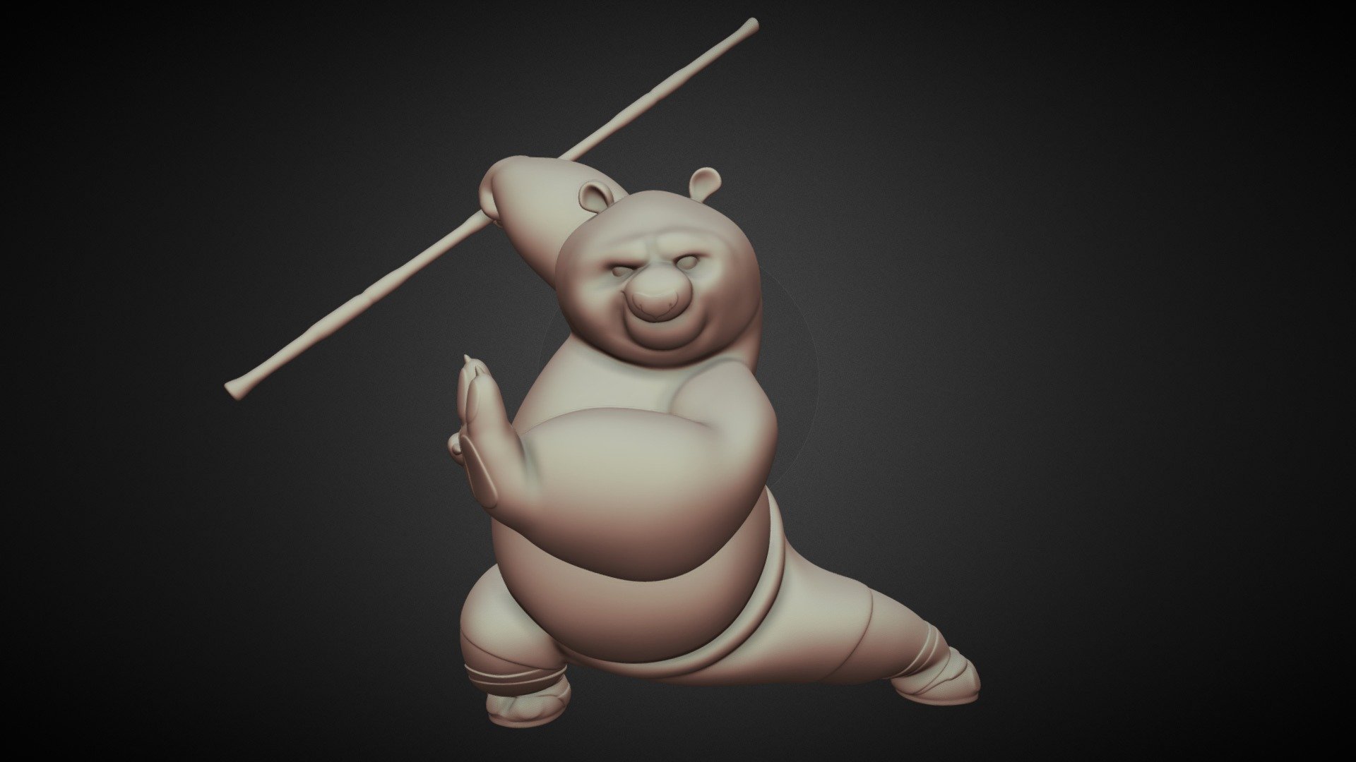 Kung Fu Panda Po - Buy Royalty Free 3D model by yogi_sandhi [ff67be5 ...