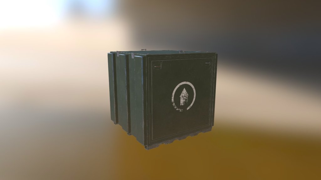 Military Metal Large Crate - 3D model by oskarious [ff693d9] - Sketchfab