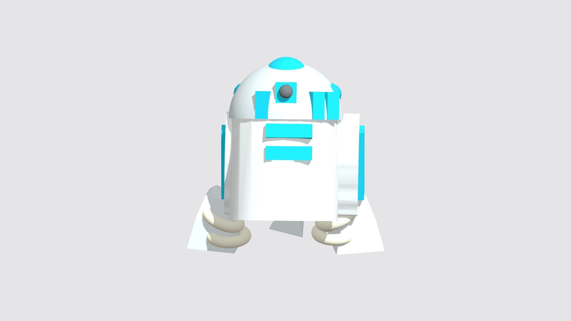 R2-D2 - 3D model by W_S (@wonder_suidoubashi) [ff6b338] - Sketchfab