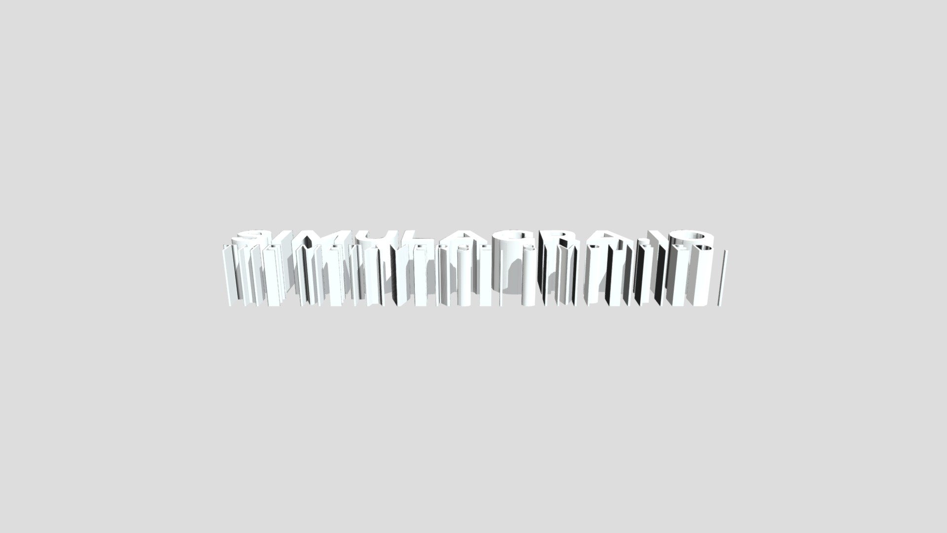 SIMULACRA 3d Logo - Download Free 3D model by Second Sight Visuals ...