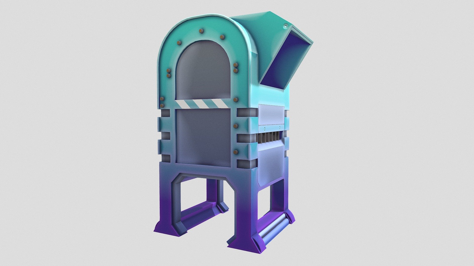 Stylized Trash Can (Hard Surface) - Download Free 3D model by fthzkn ...