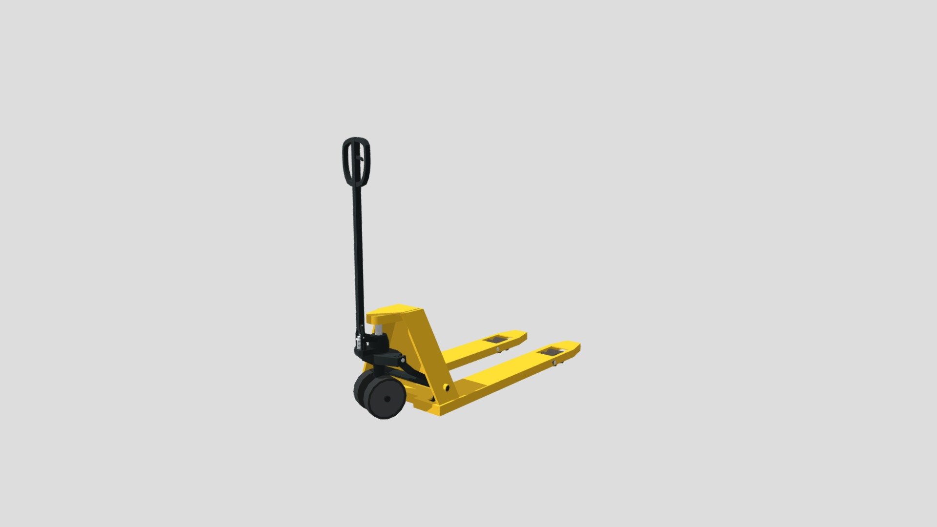 Pallet mover [draft] - 3D model by Roadto3d [ff70cce] - Sketchfab