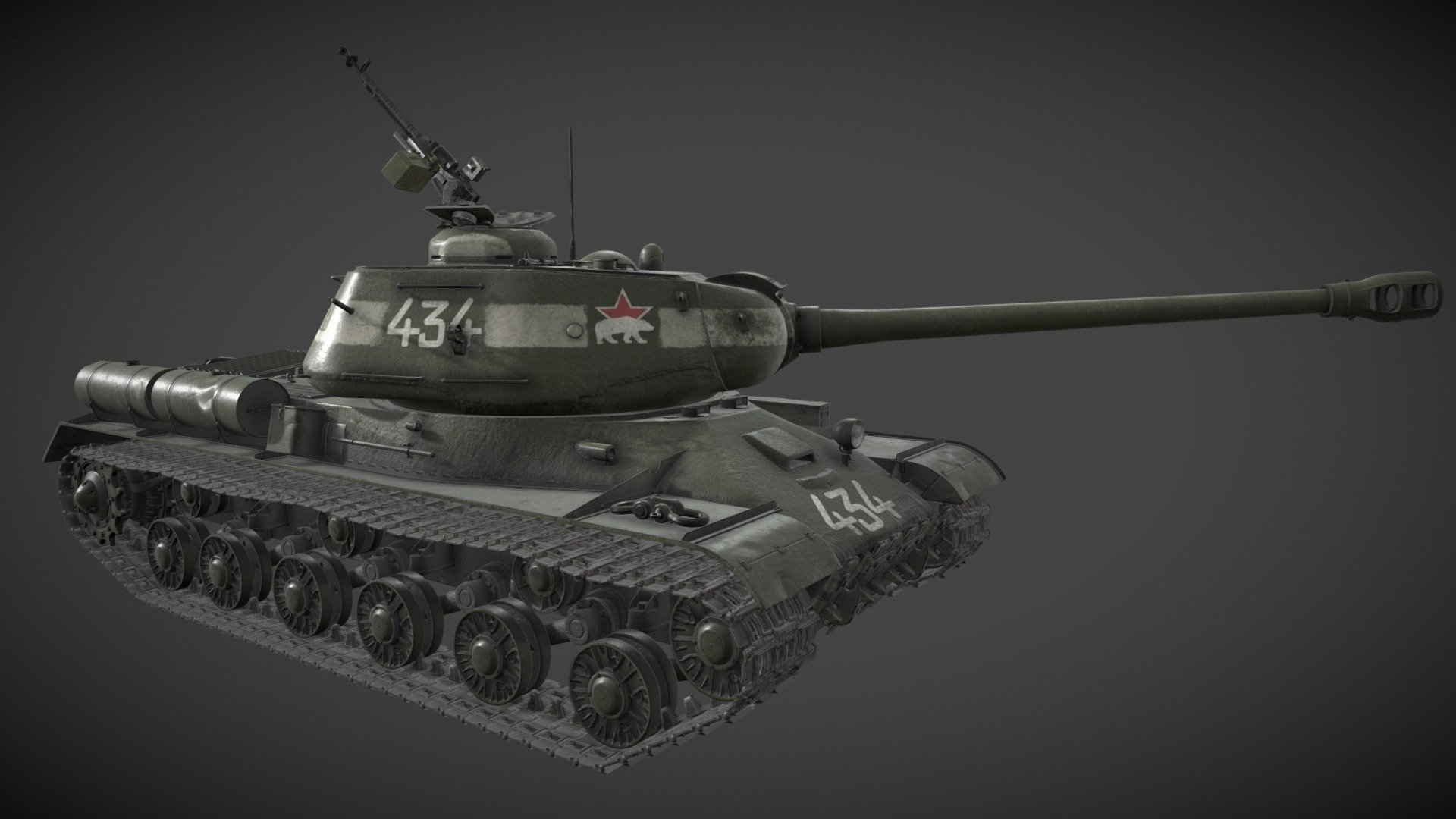 IS-2 No 434 (2) - 3D model by leviathan07.ams (@leviathan07) [ff72a9e ...