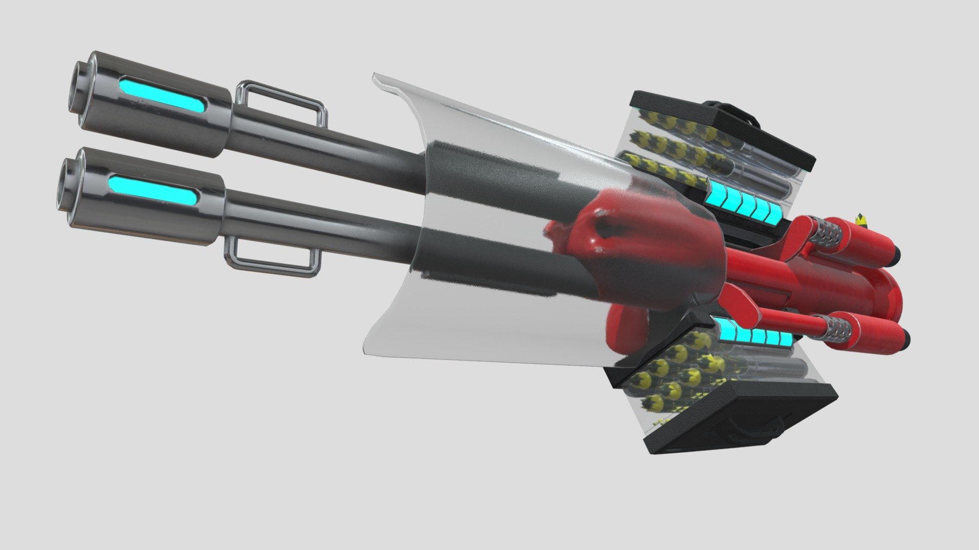 Automatic Bolt Cannon Mech Rifle MK2 - 3D model by Taylor Lane ...