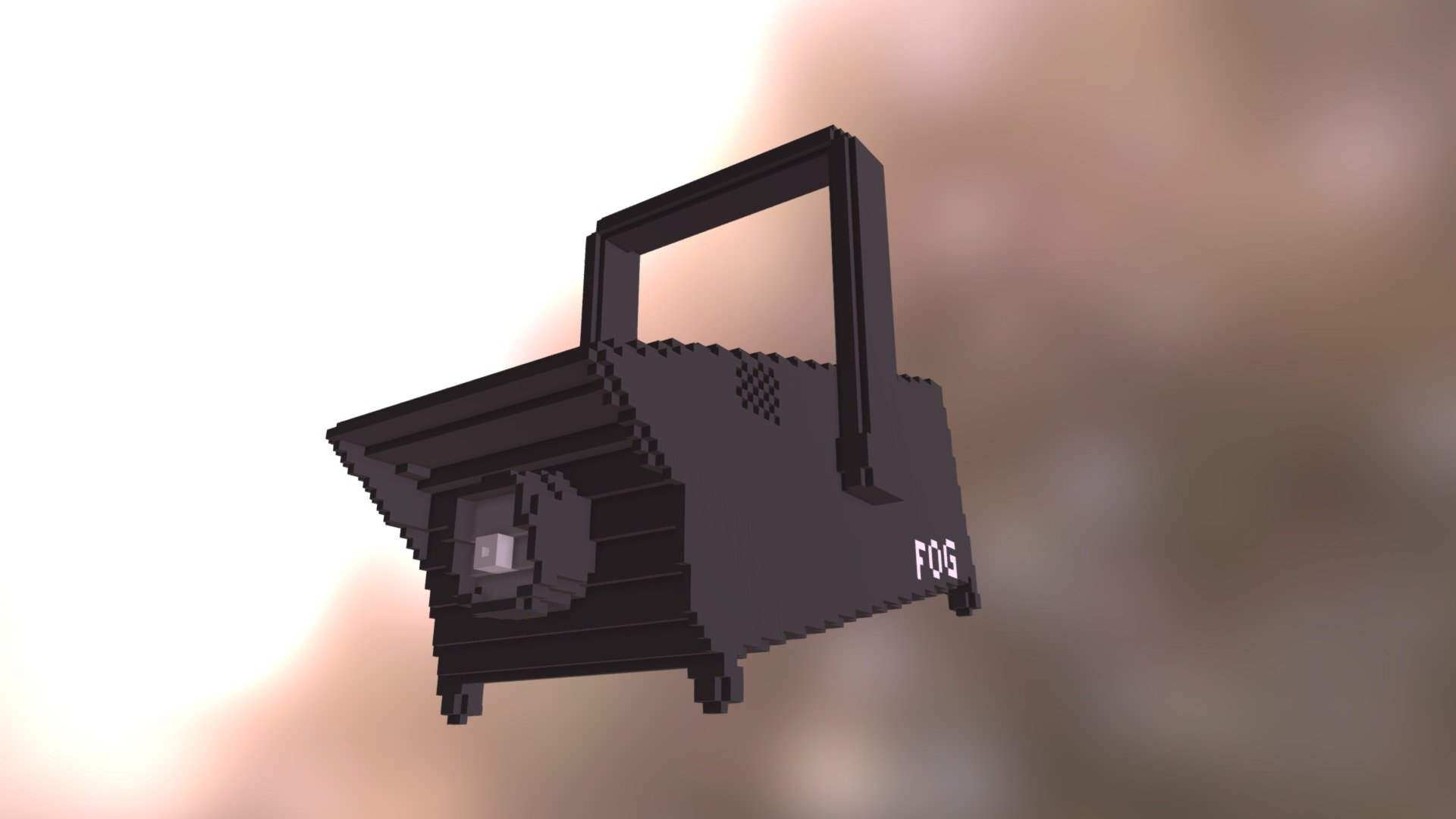 Fog Machine voxel - 64 bit - 3D model by LouShunt [ff74fd5] - Sketchfab