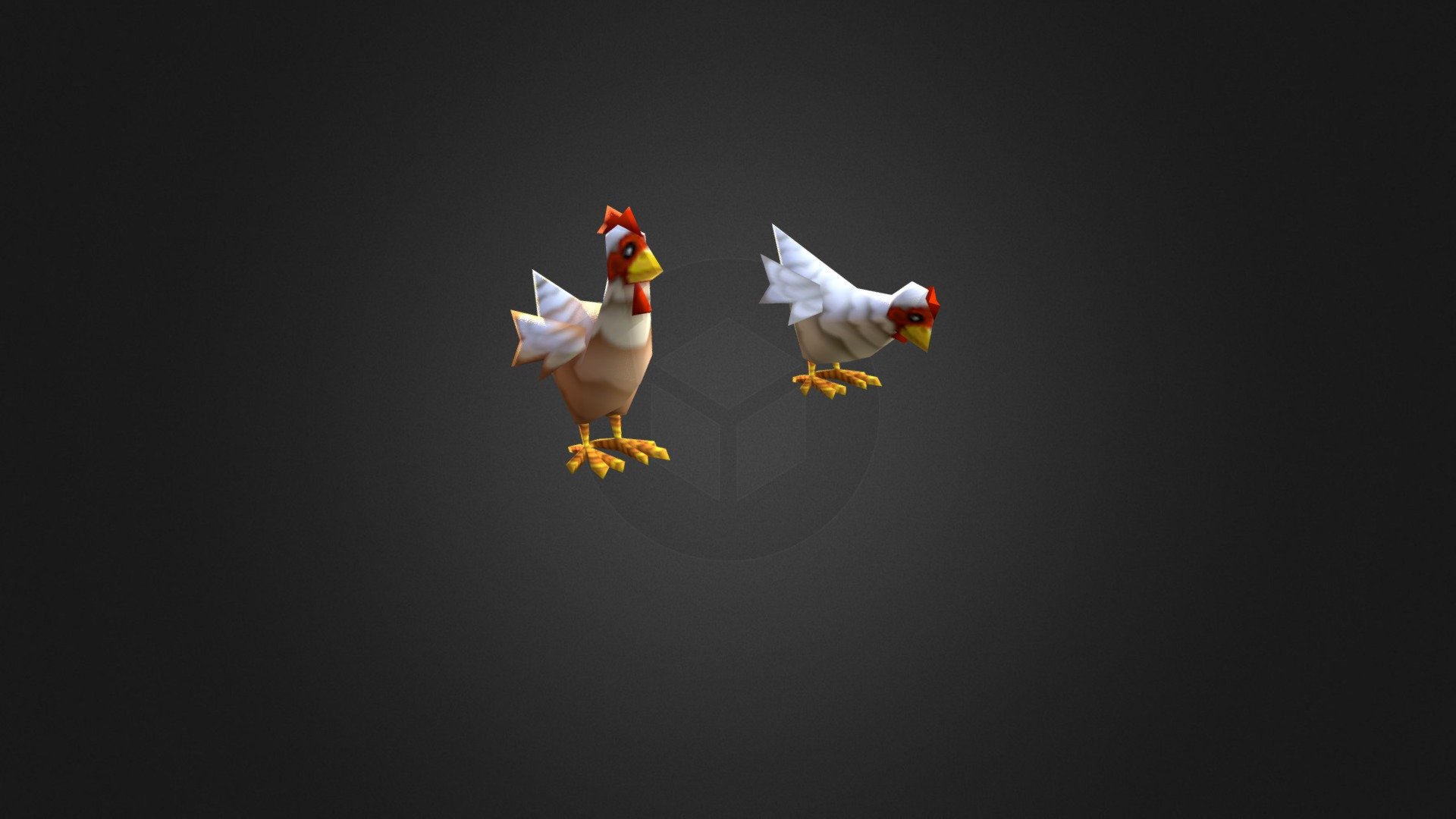 Lowpoly Chicken - Buy Royalty Free 3D model by Akseley [ff757eb ...