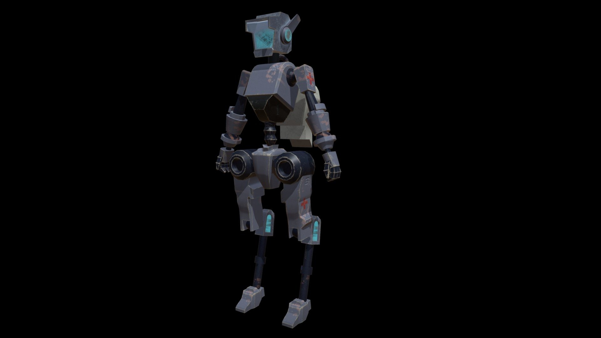 Robot - Medical Assistant - 3D model by stargeers [ff7827e] - Sketchfab