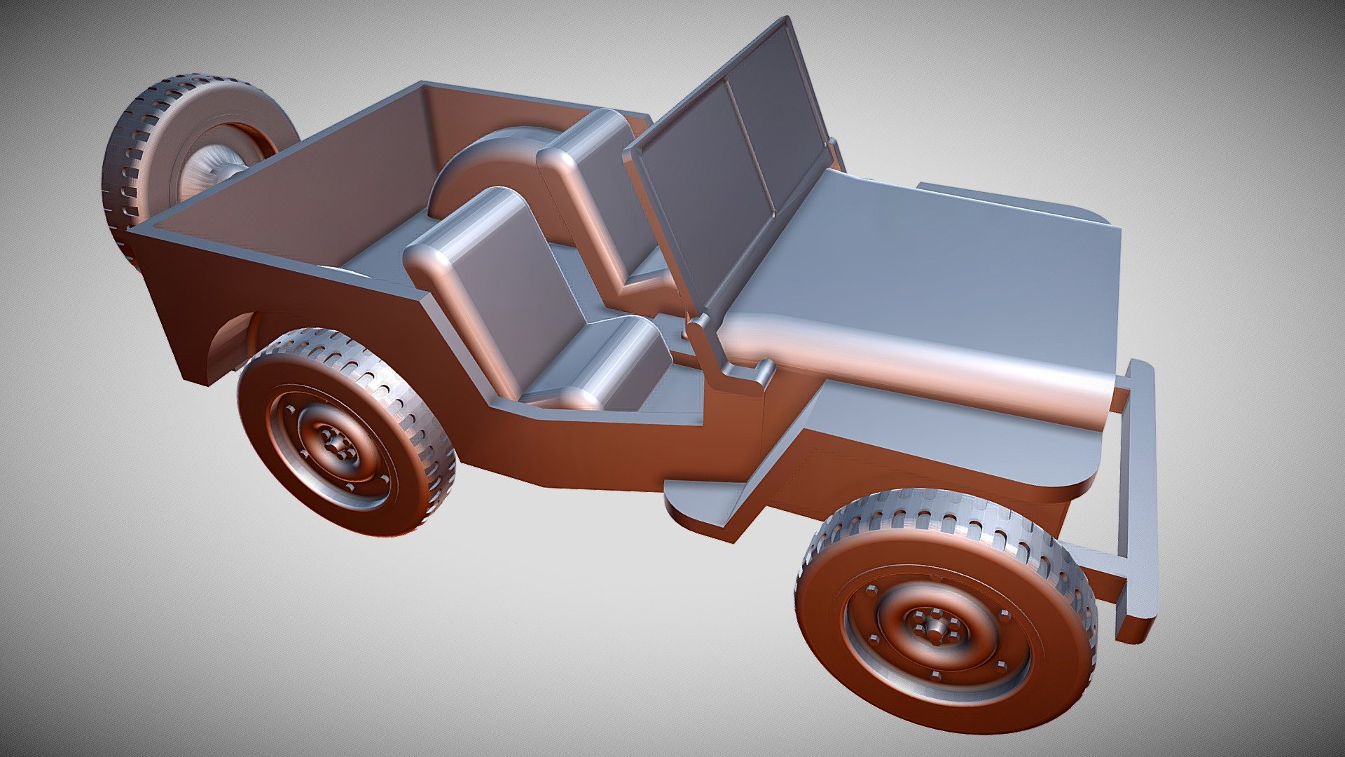 JEEP Toy Car - 3D model by momin27 [ff785db] - Sketchfab