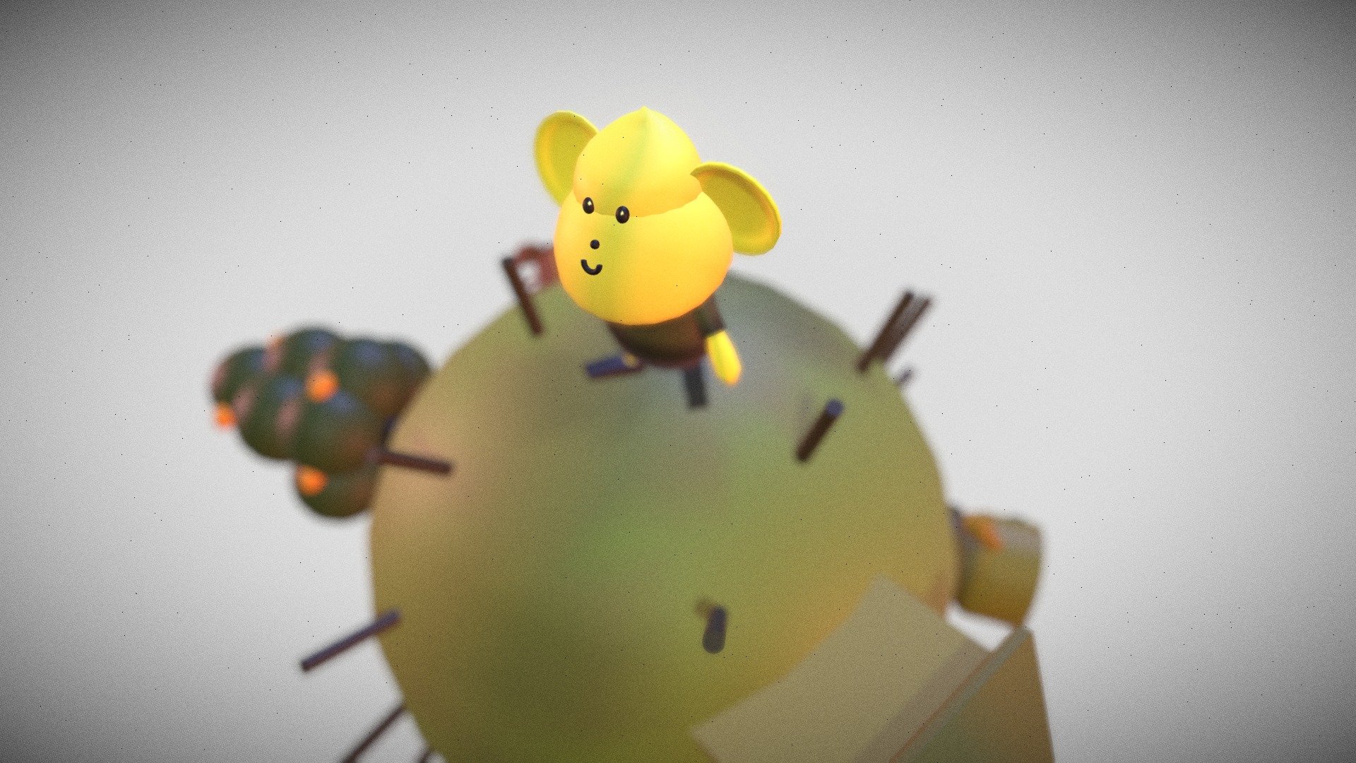 Sarukani - 3D model by kawjitoya [ff7b3f4] - Sketchfab