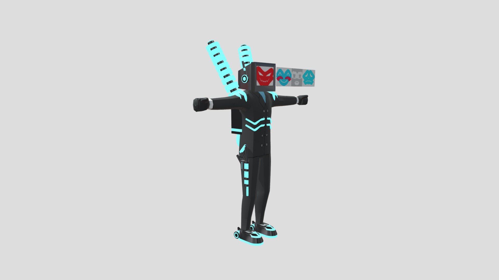 Tv Man Ultra Charge - Download Free 3D model by x_blade (@X_BLADE ...