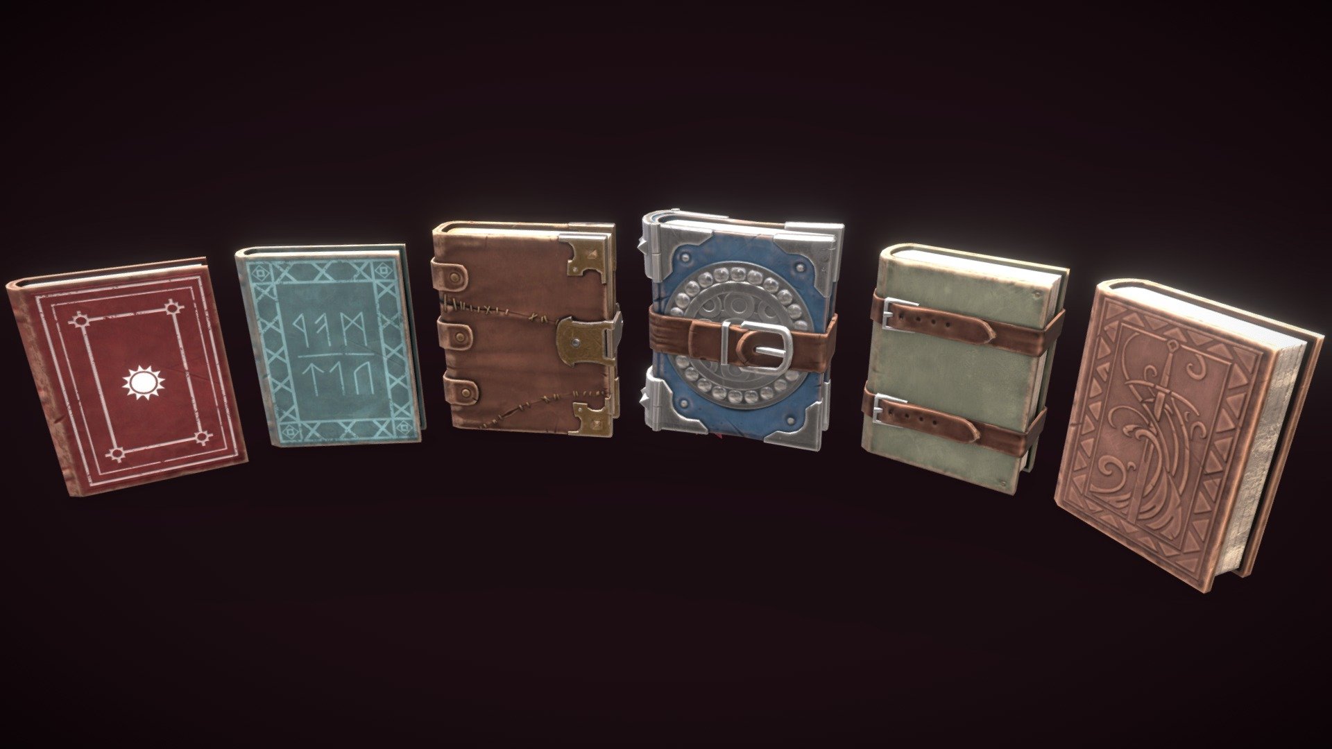 Stylized Books set - Buy Royalty Free 3D model by The Apprentice ...