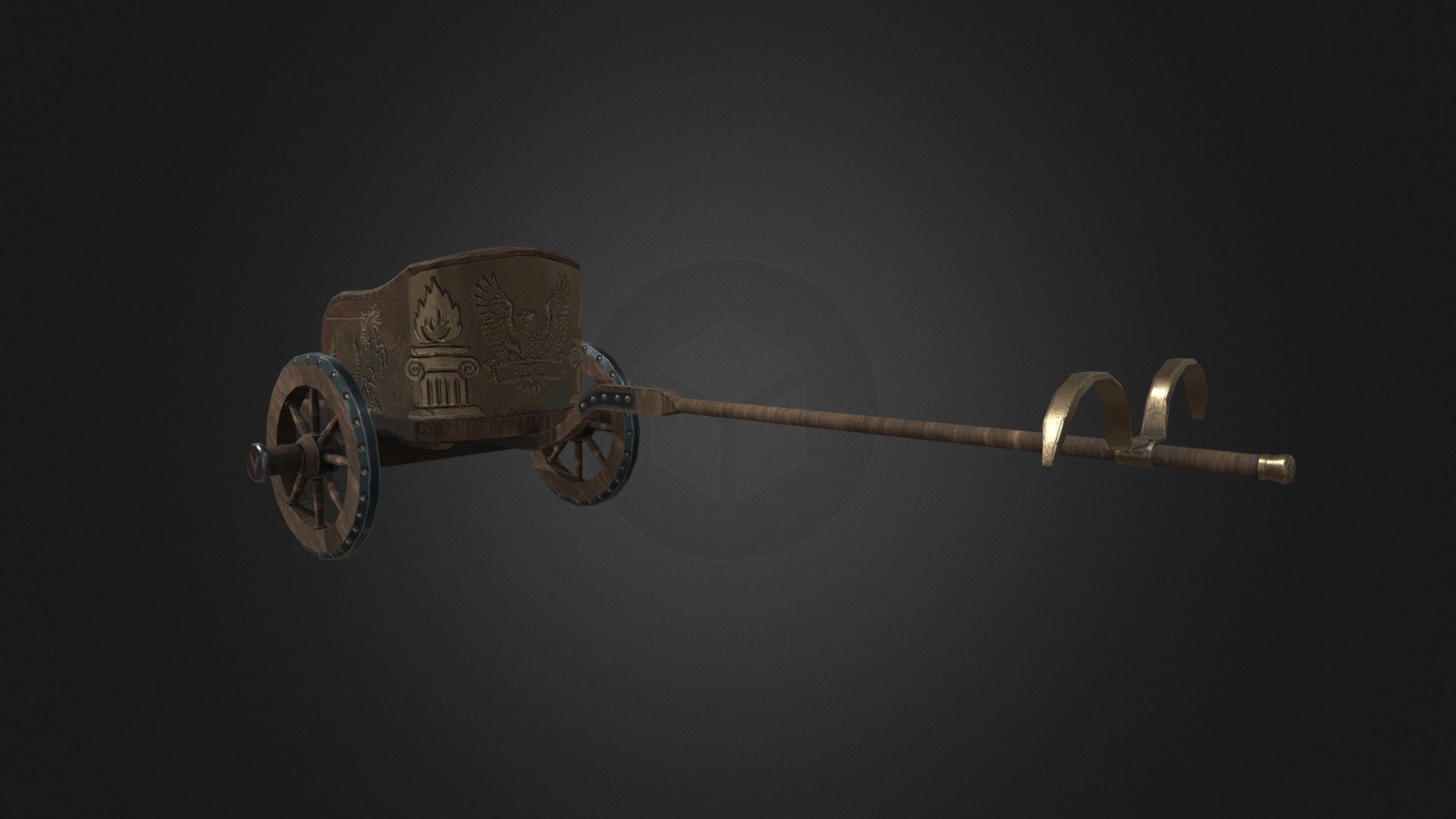Roman chariot - 3D model by Alex...Rees [ff7c82e] - Sketchfab